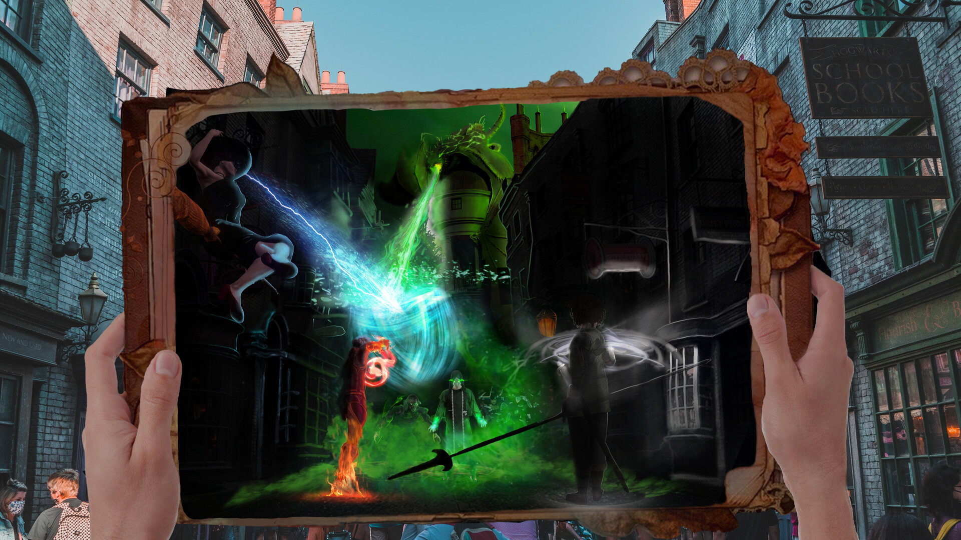 ArtStation - Fantasy & Magic world through the magical book at Universal