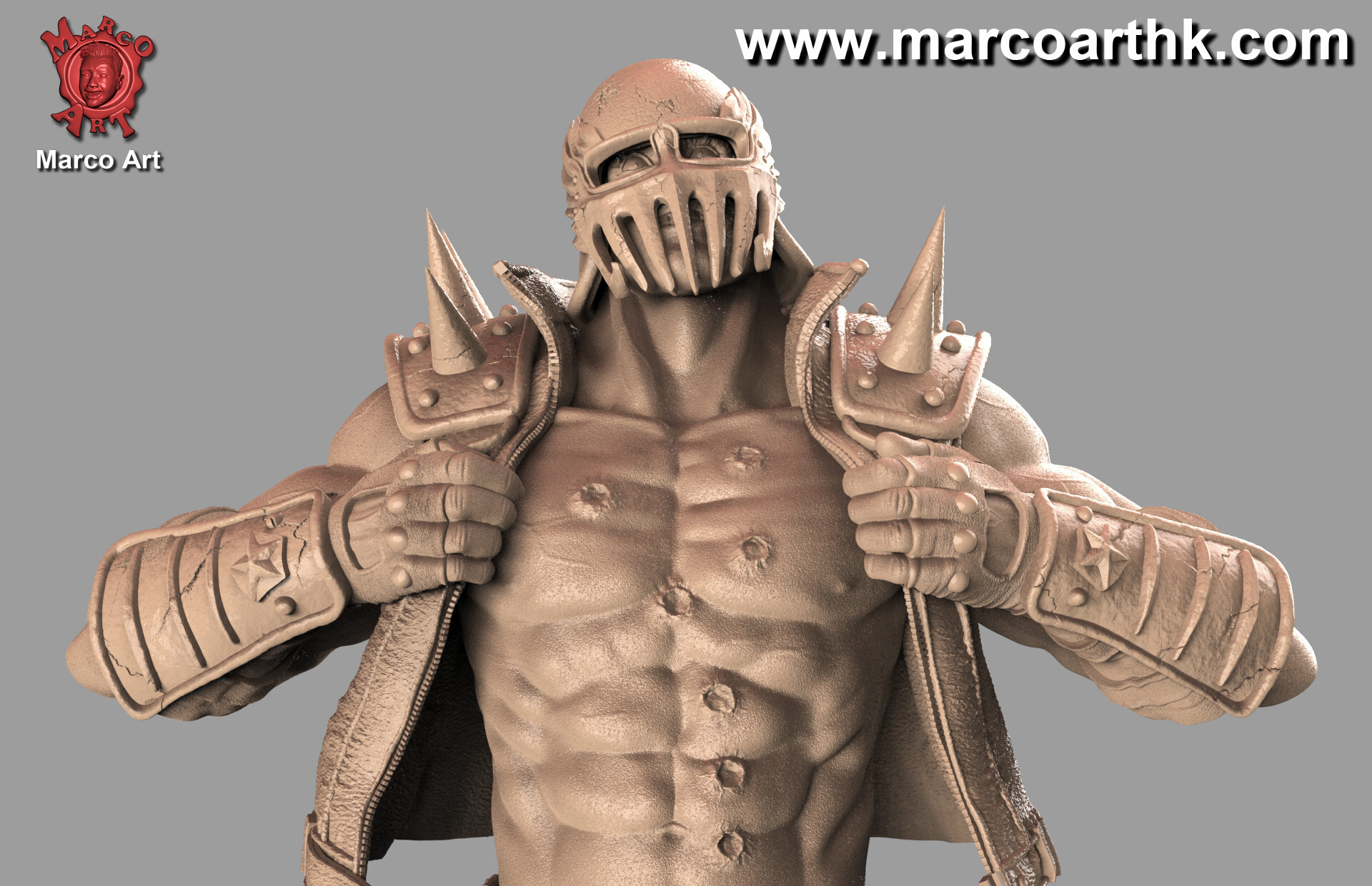 ArtStation - Fist of the North Star- Jagi