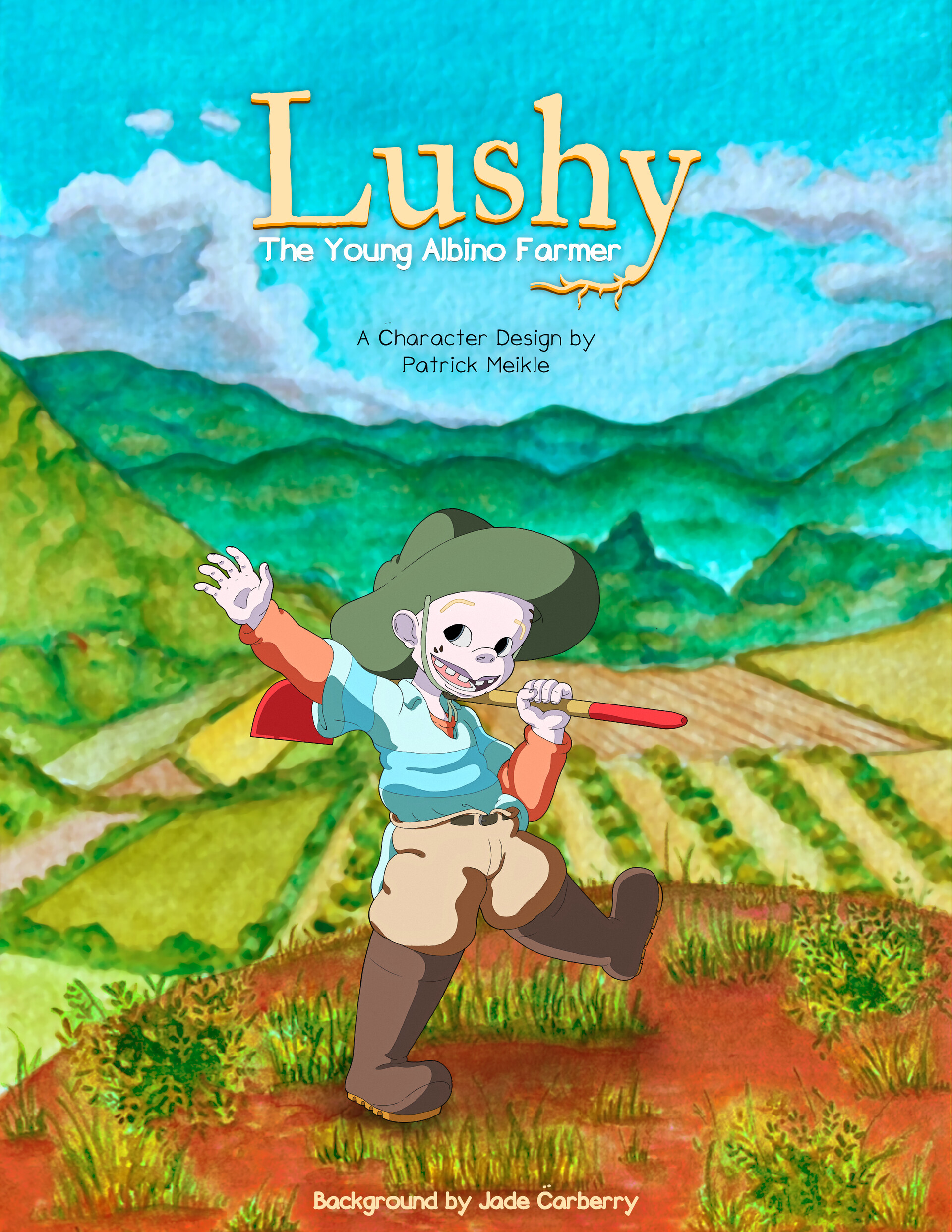 Patrick Meikle - Lushy The Young Albino Farmer Illustration