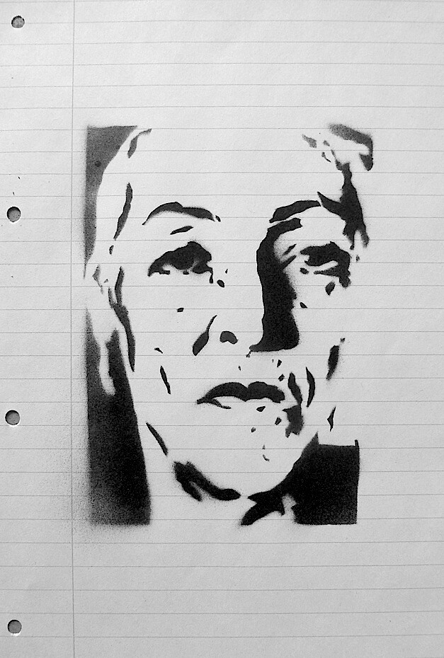 ArtStation - Stencil portrait