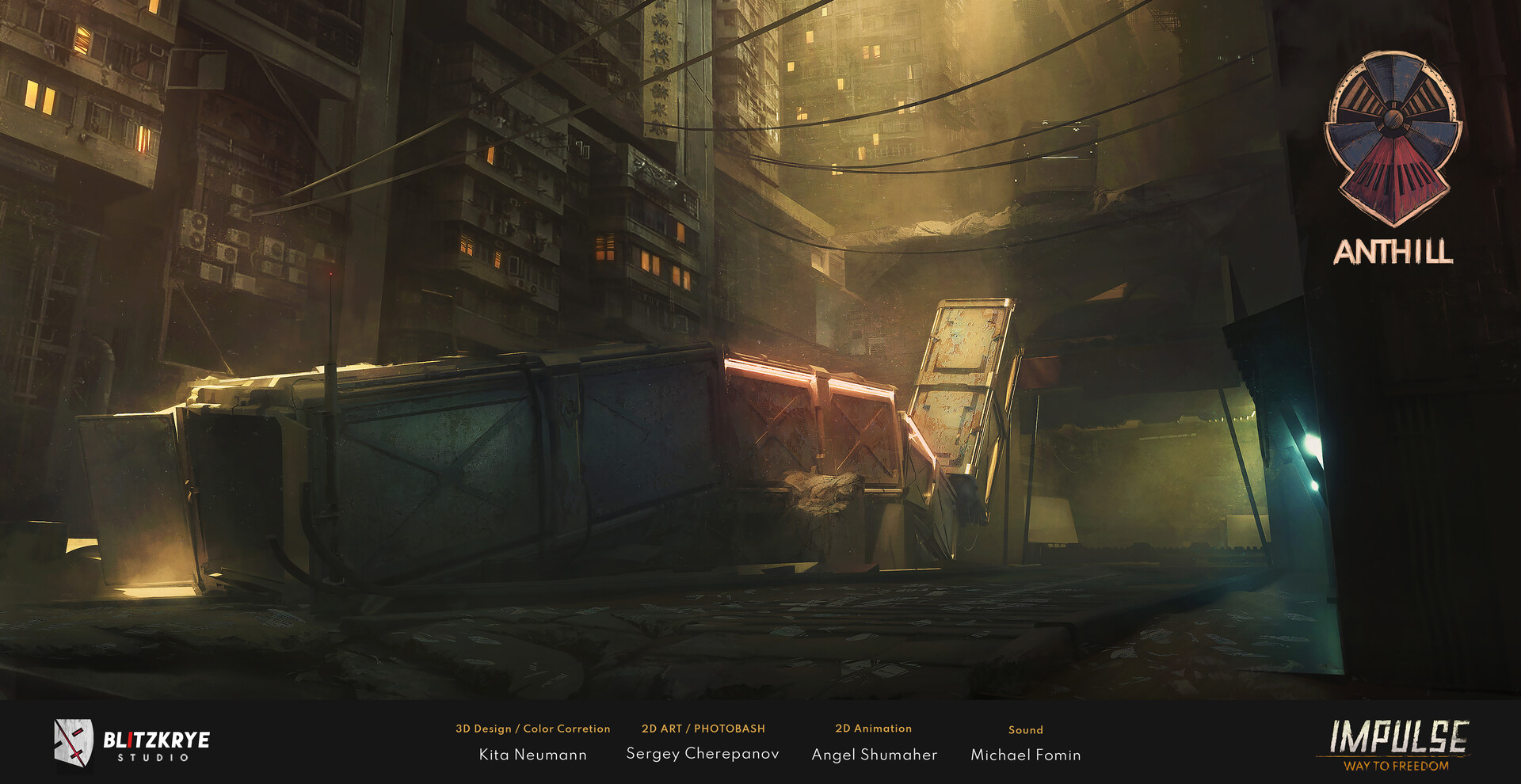 BLITZKRYE TEAM - THE ANTHILL — Game map illustration