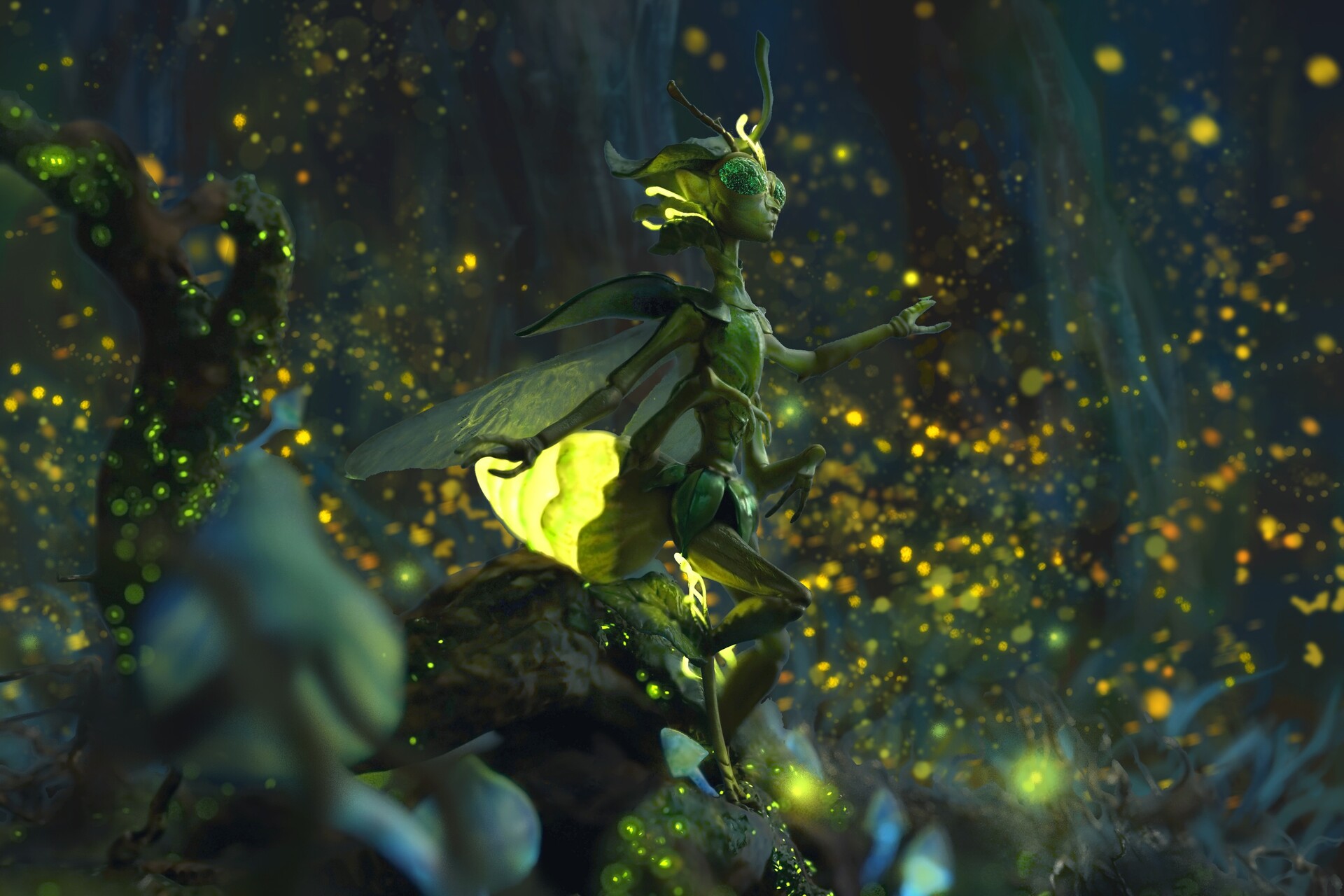 ArtStation - Insect fairy