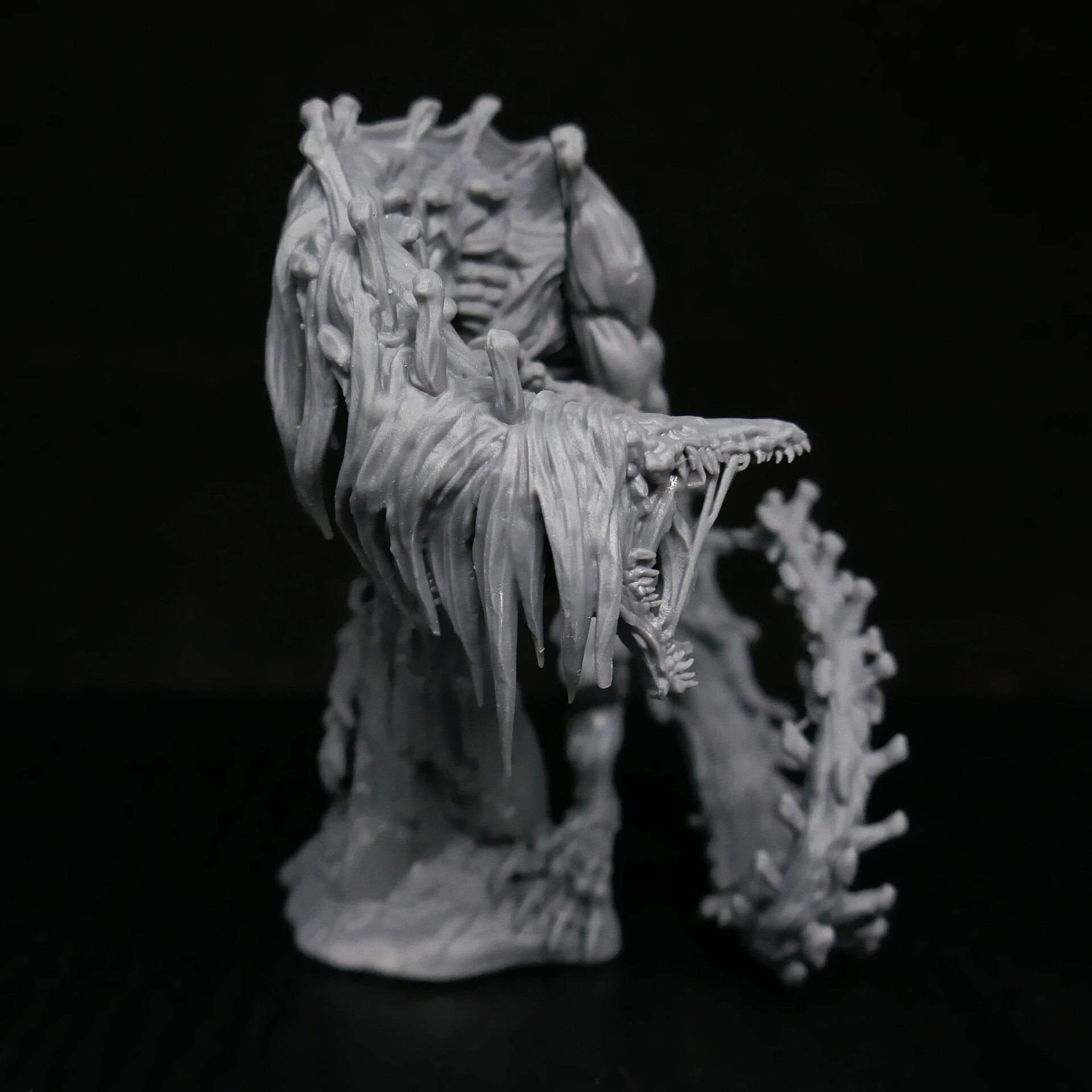 PrintedObsession - SCP 682 - A Hard to Kill Lizard - 3d Printed