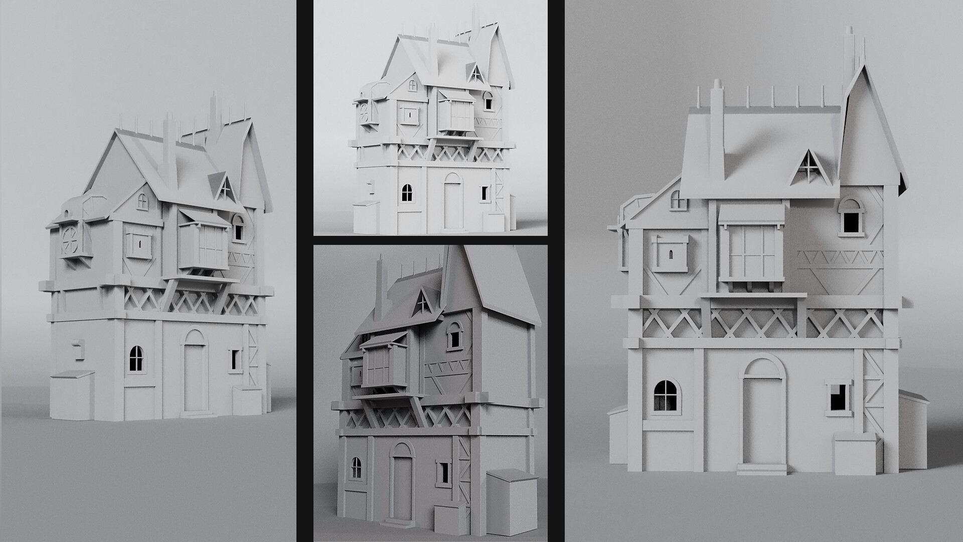 ArtStation - Stylized Building