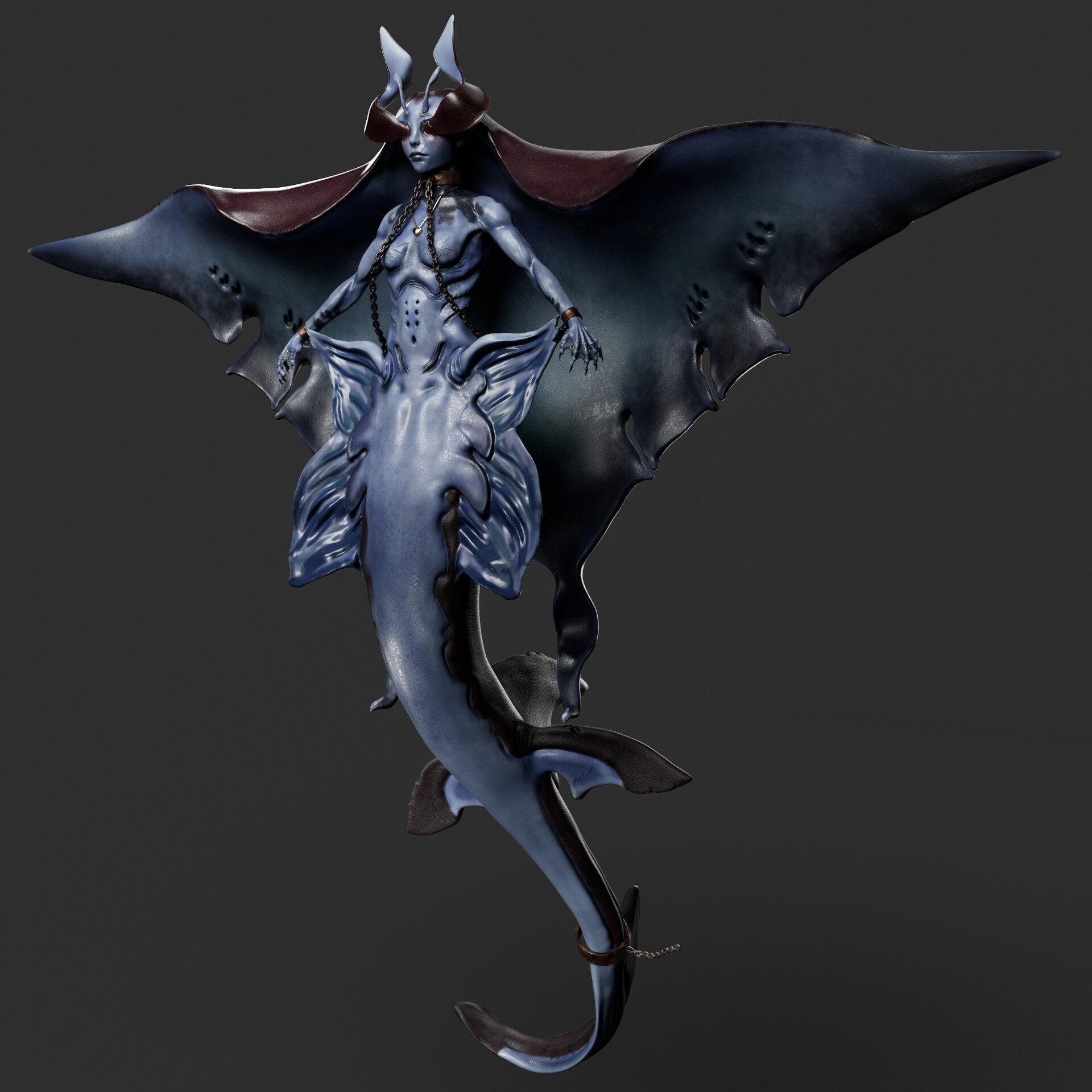 ArtStation - Drowned Priestess -Beneath the waves