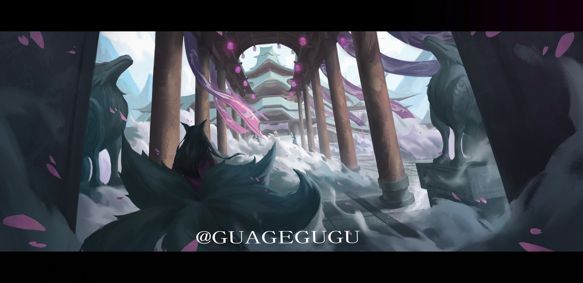 ArtStation - The demon fox comes