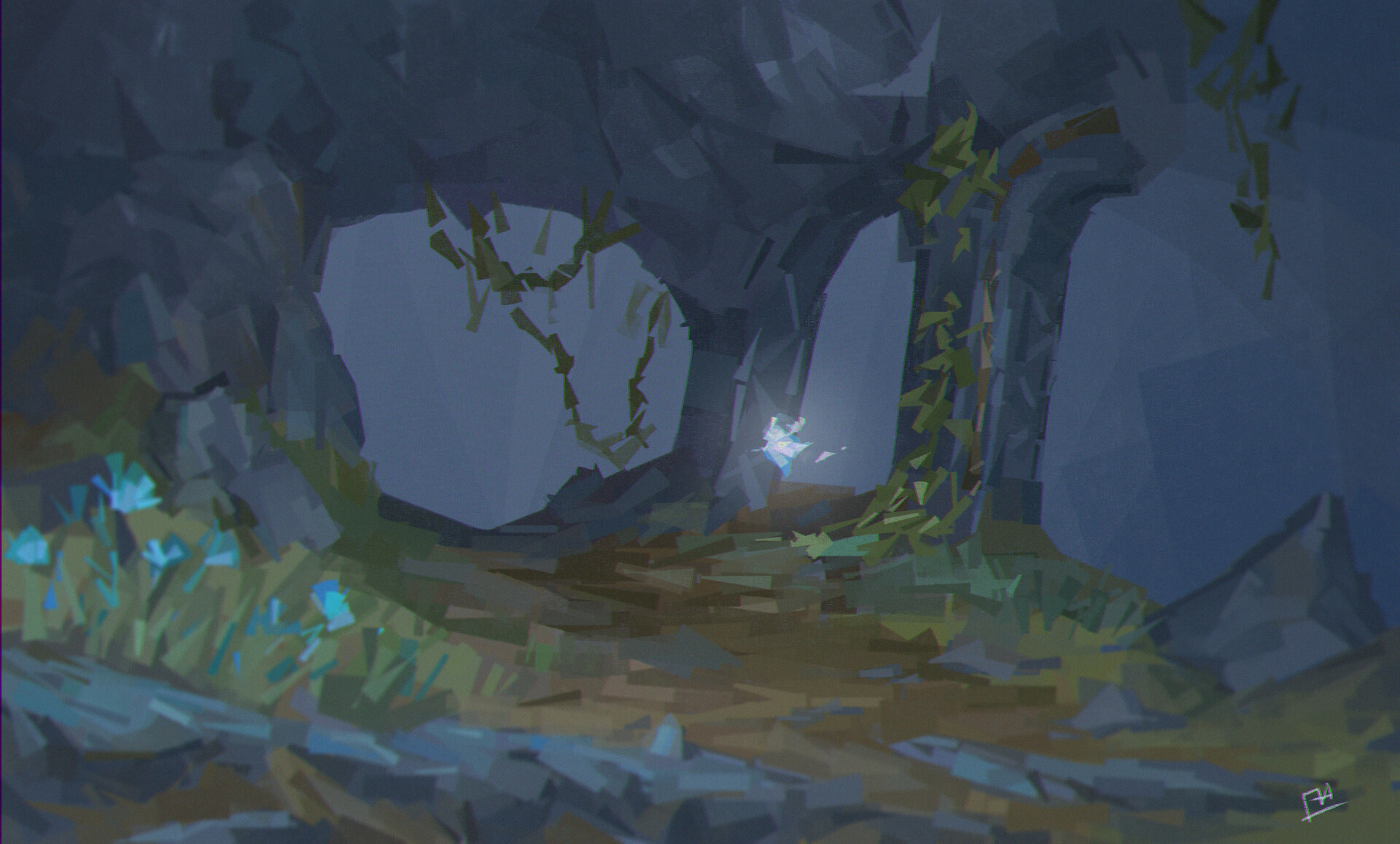 ArtStation - The Chasm Tunnels (from Genshin Impact)