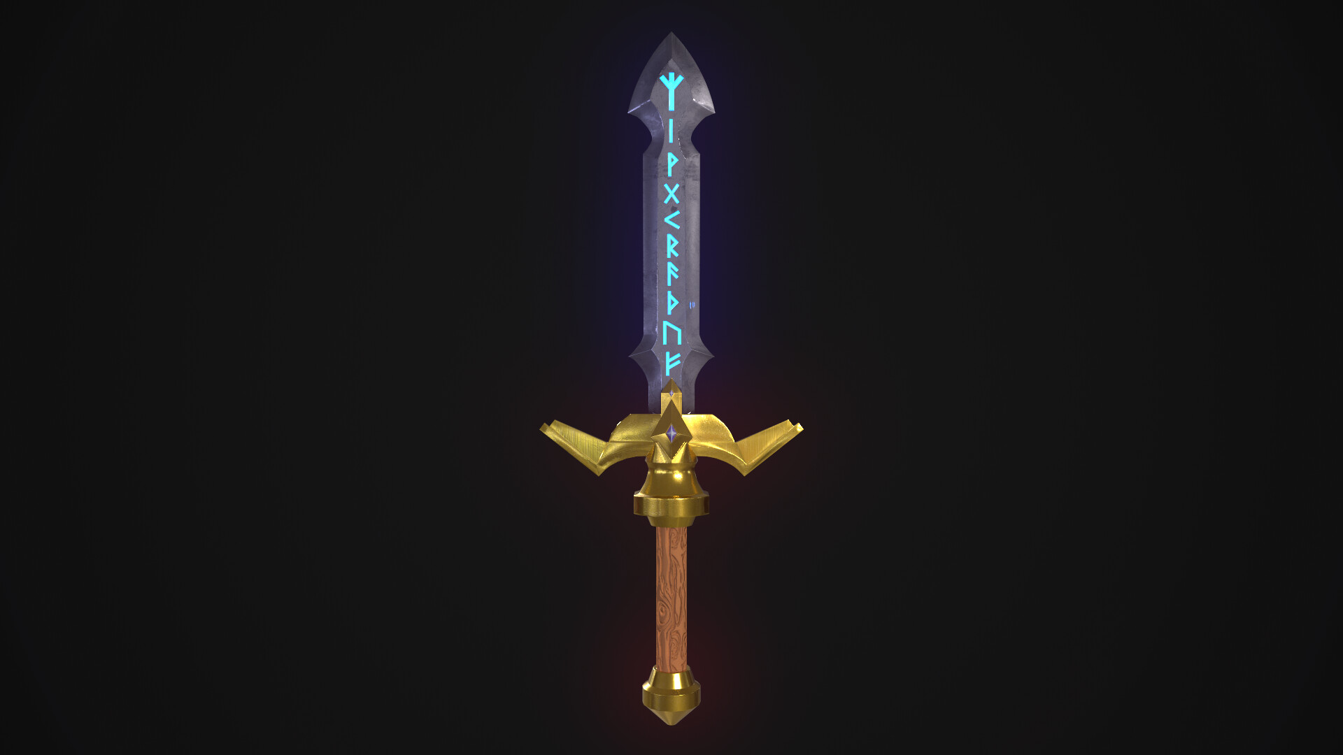 ArtStation - Stylized Rune Sword