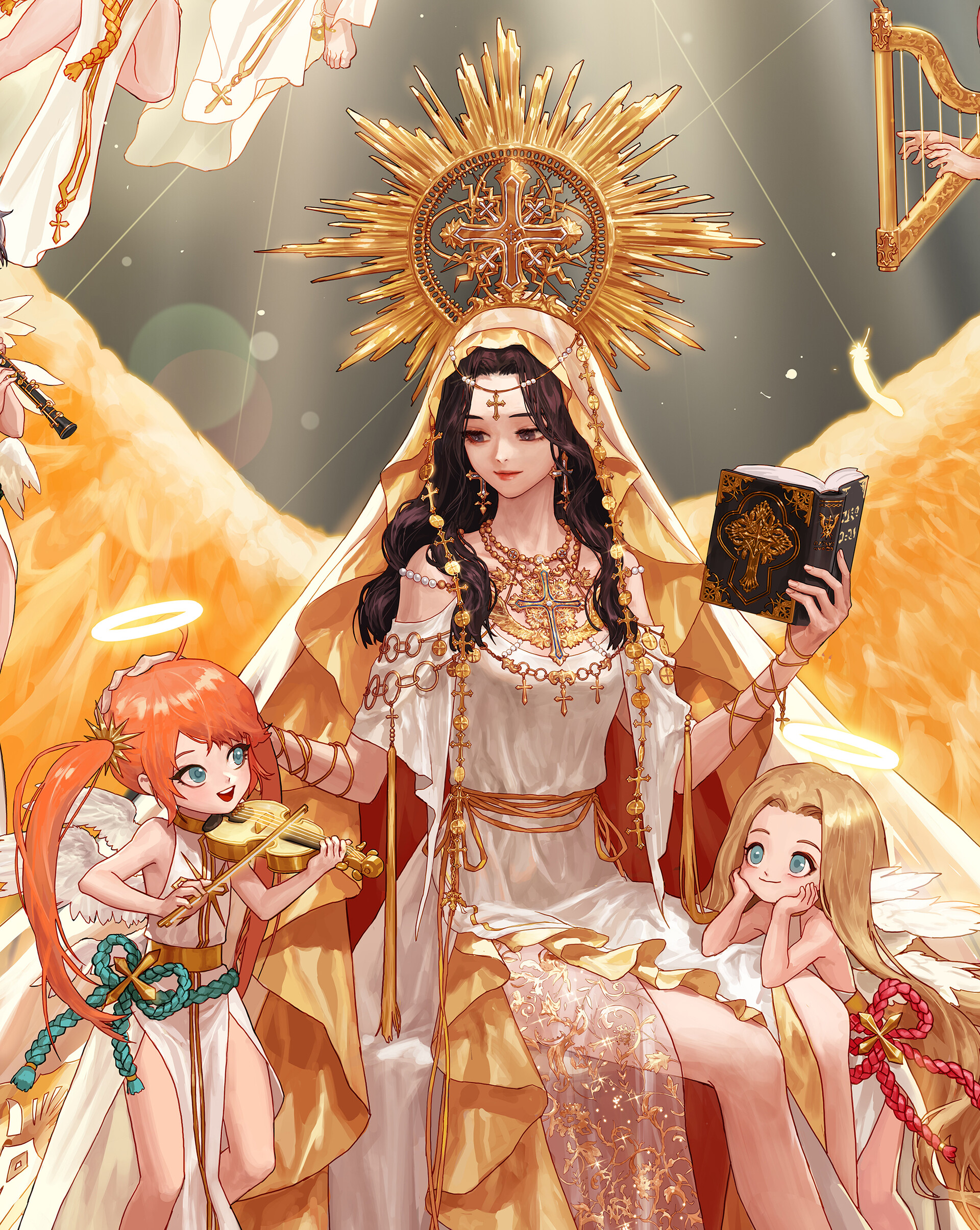 ArtStation - [dungeon and fighter]Neo_priestF_crusader