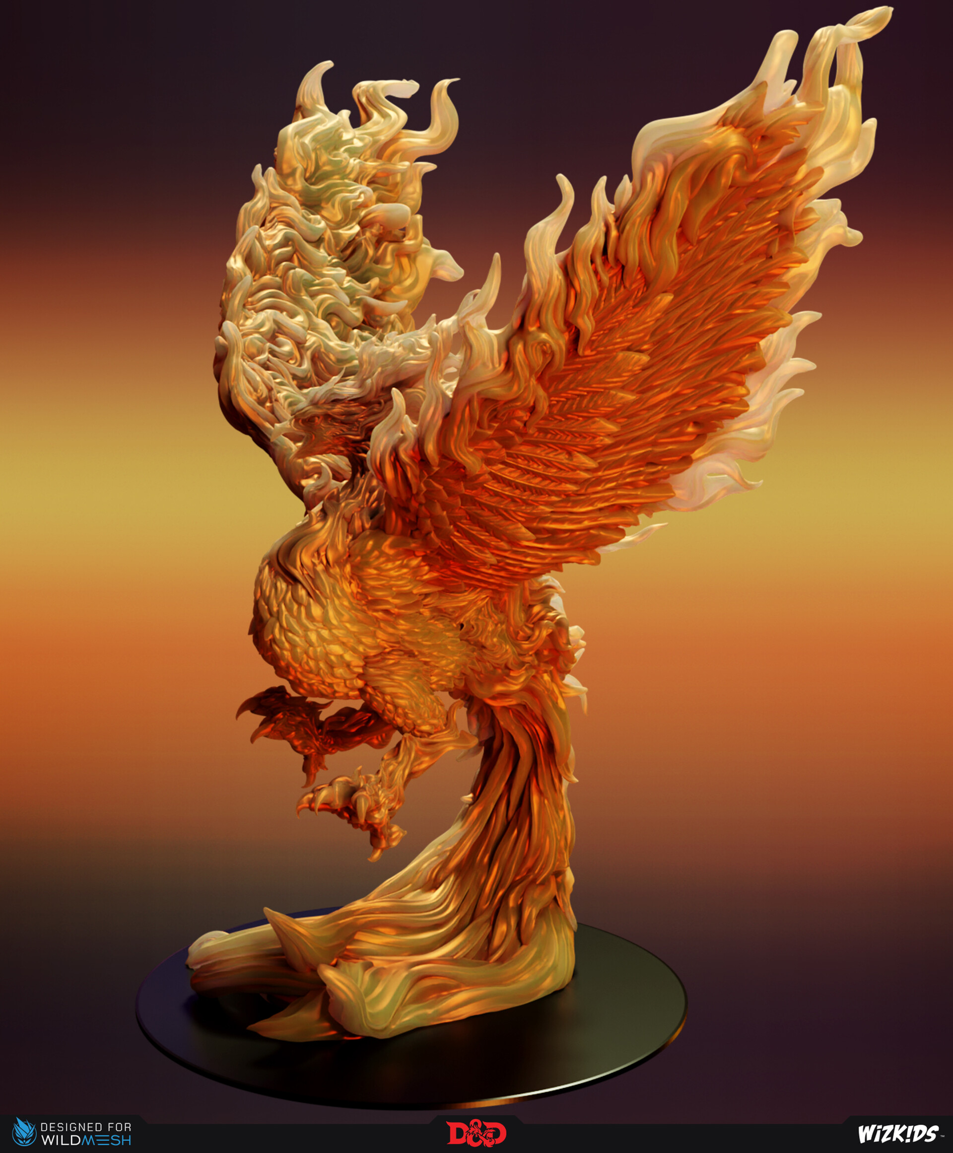 Ania Kiszkowiak - Elder Elemental – Phoenix (D&D)