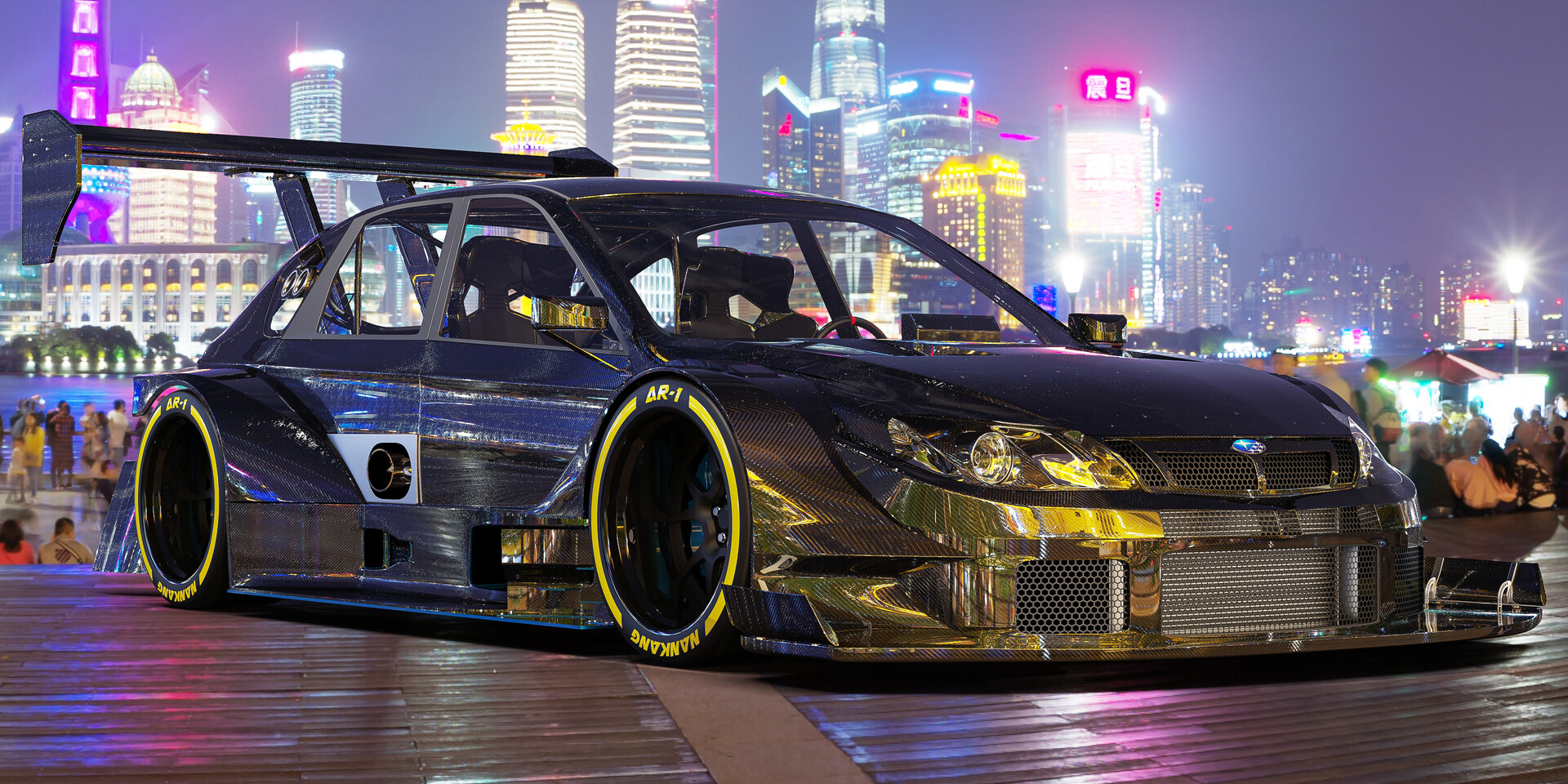 ArtStation - Timeattack subaru hatchback yelkencidesign