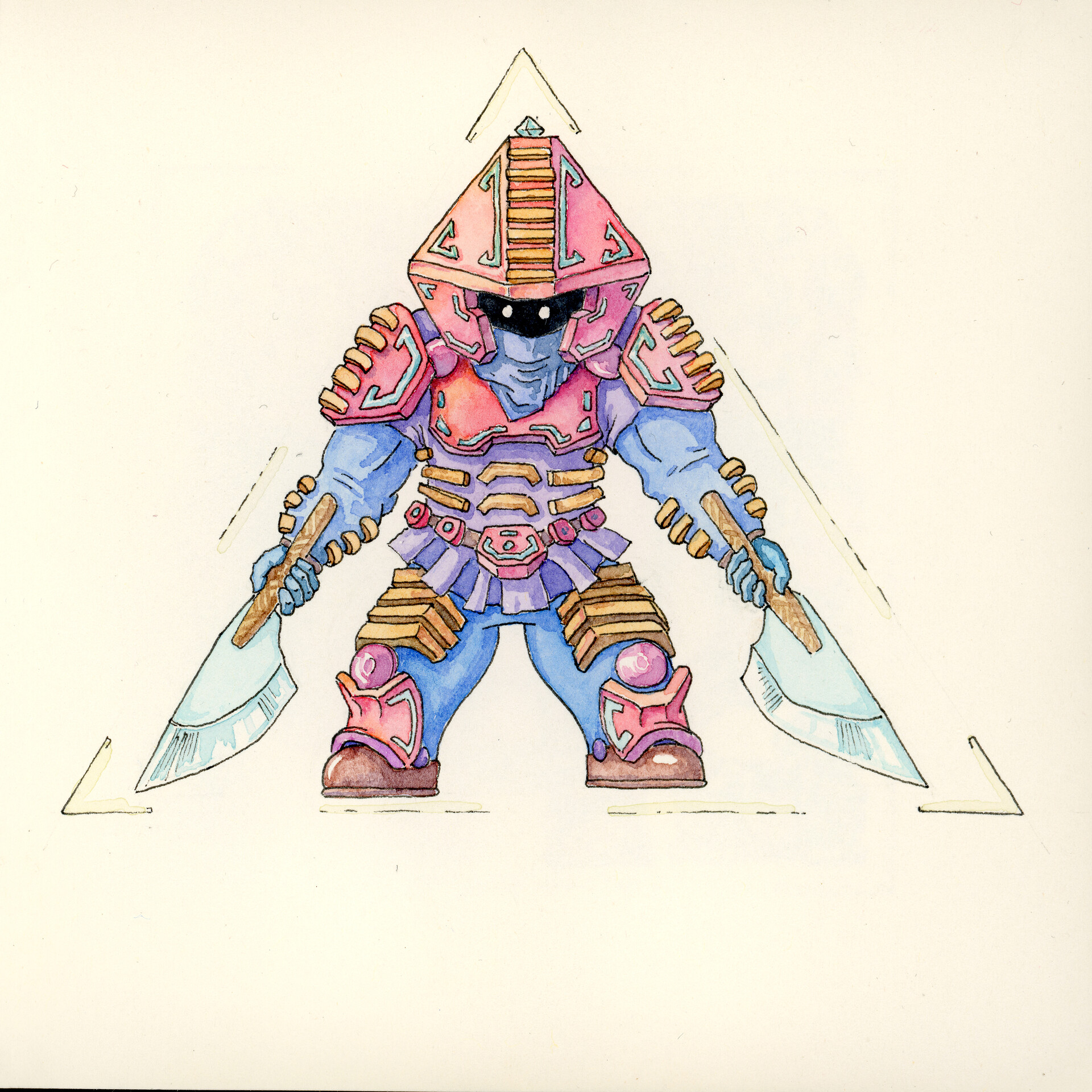 ArtStation - Triangle warrior