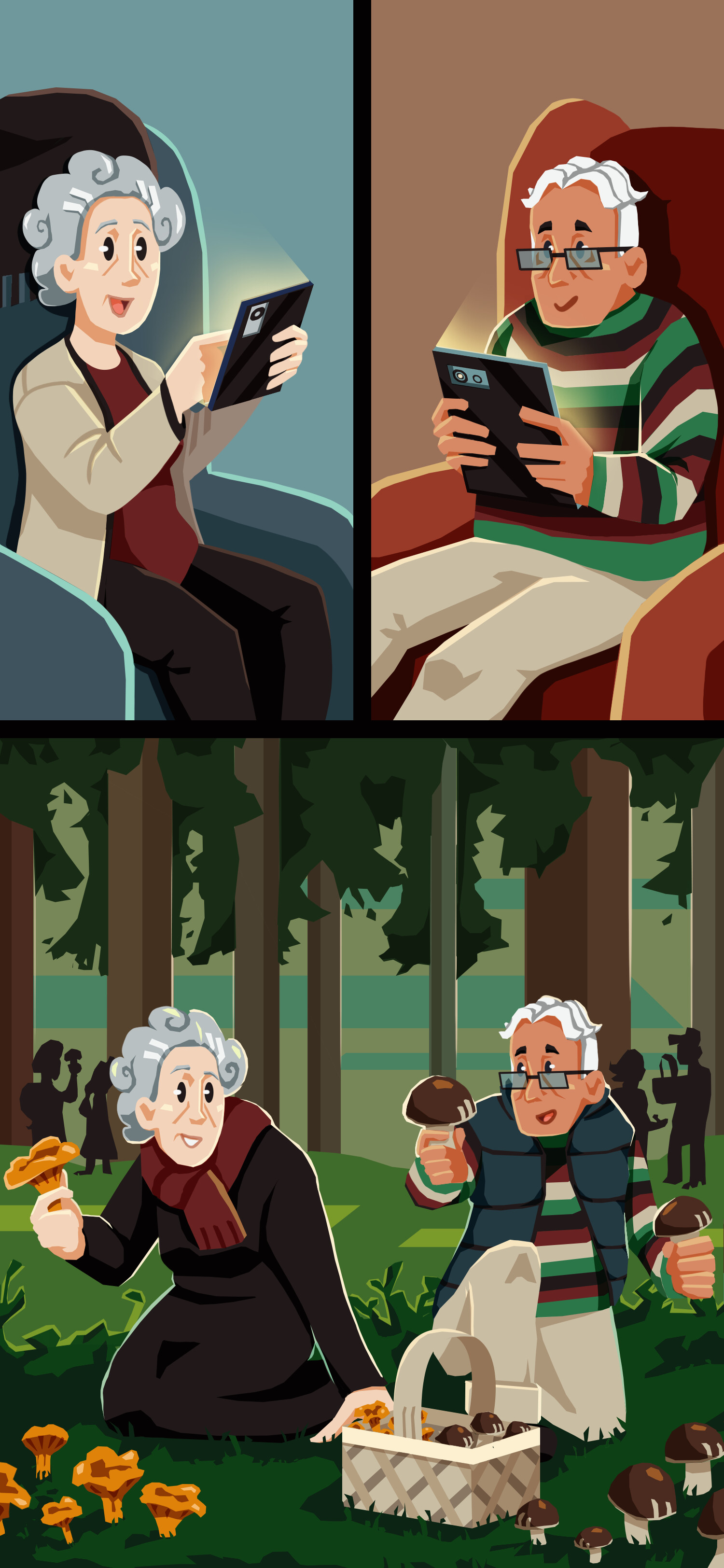 ArtStation - Seniors Illustrations