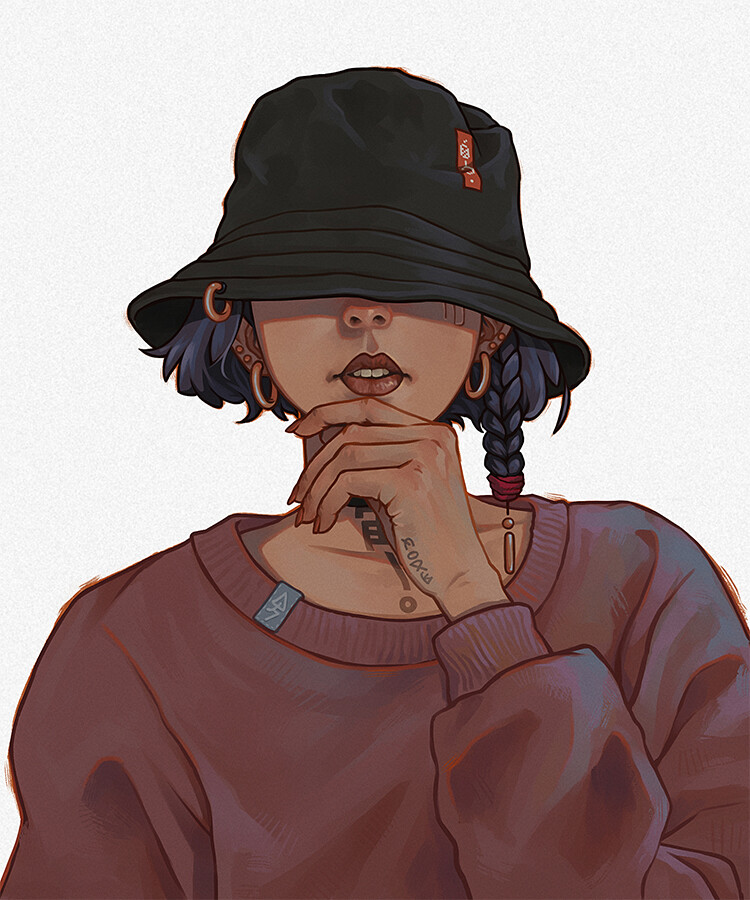 ArtStation - Raw-A Bucket Hat