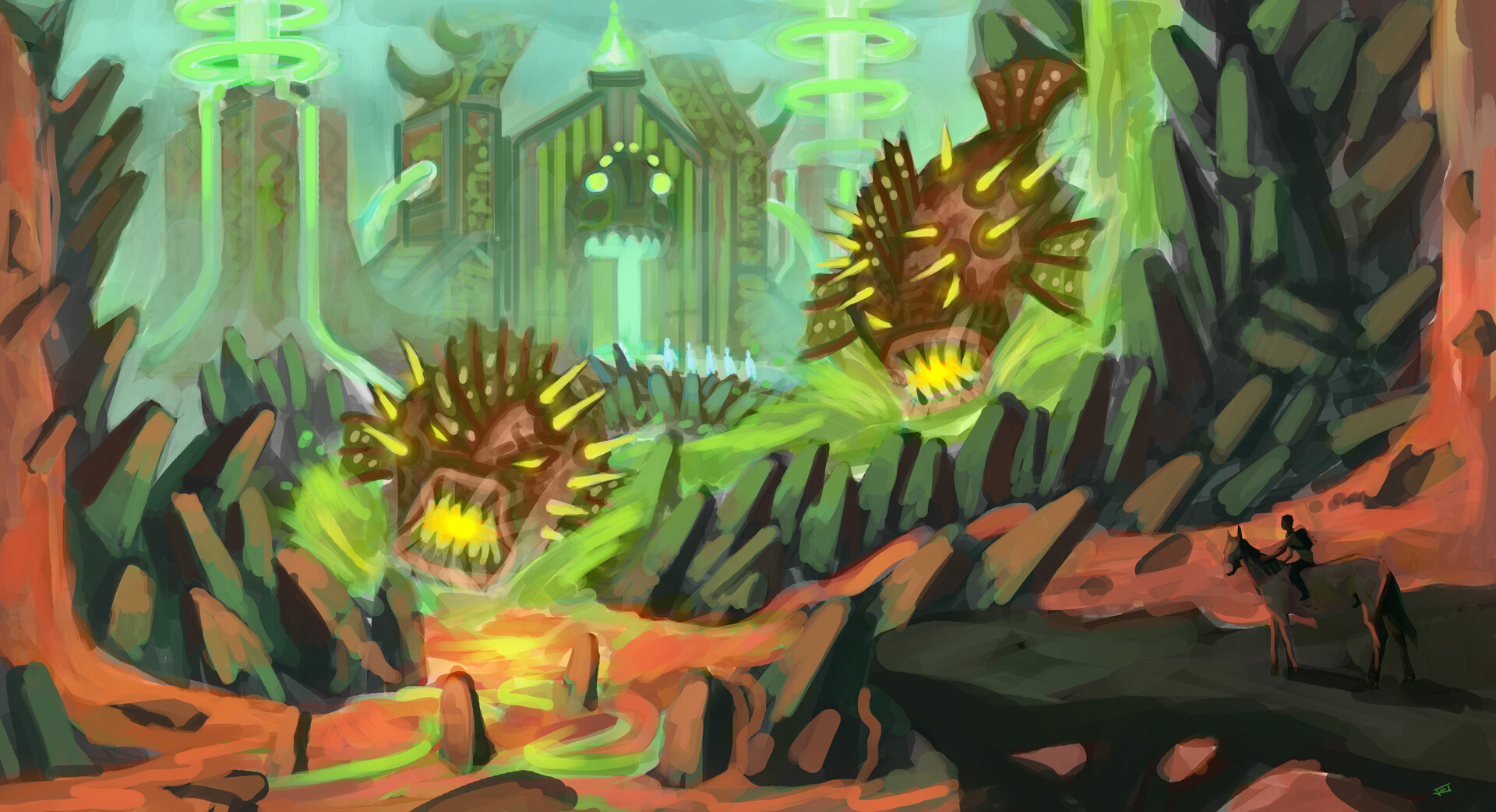 ArtStation - The river of Styx