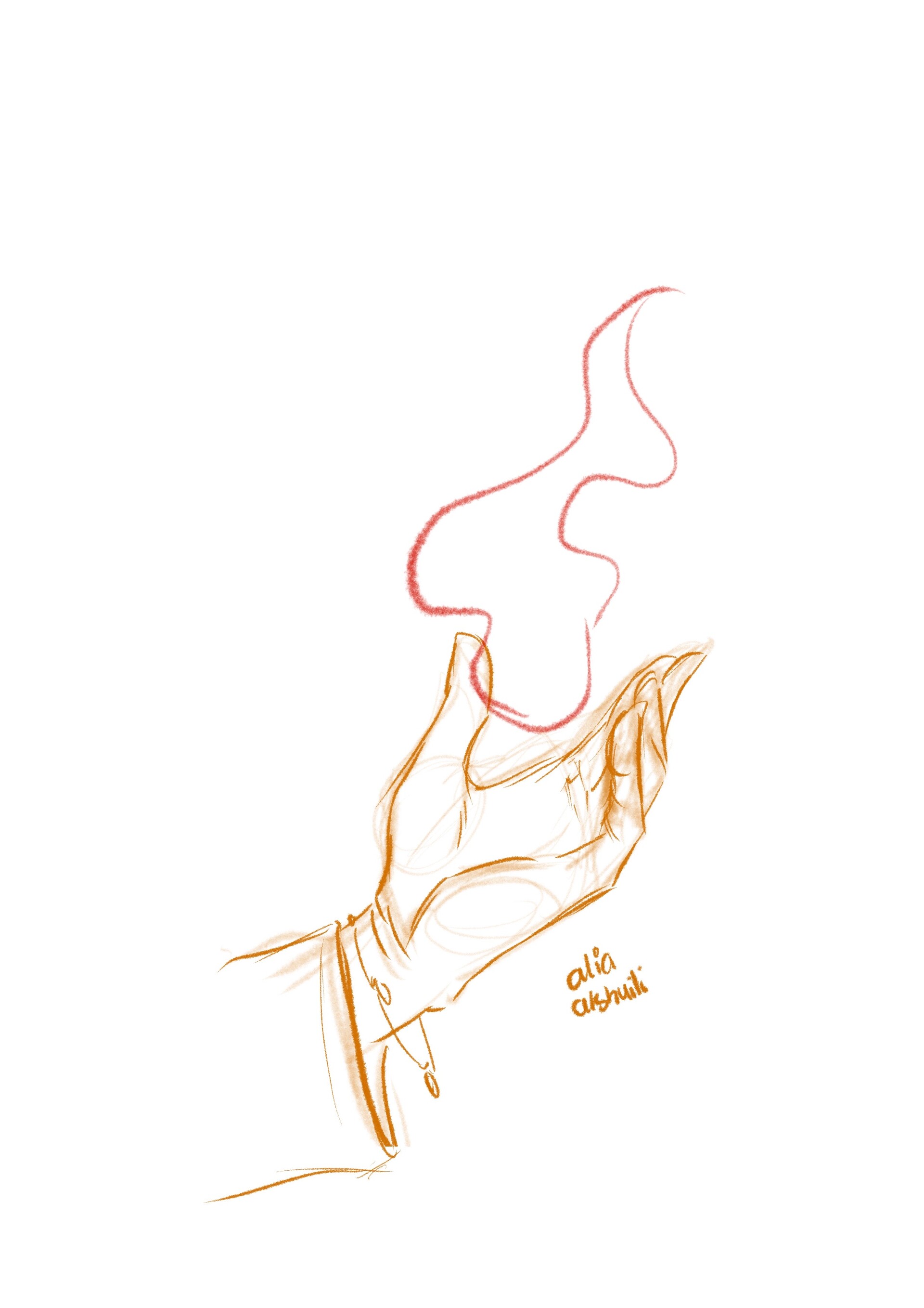 hand holding fire reference