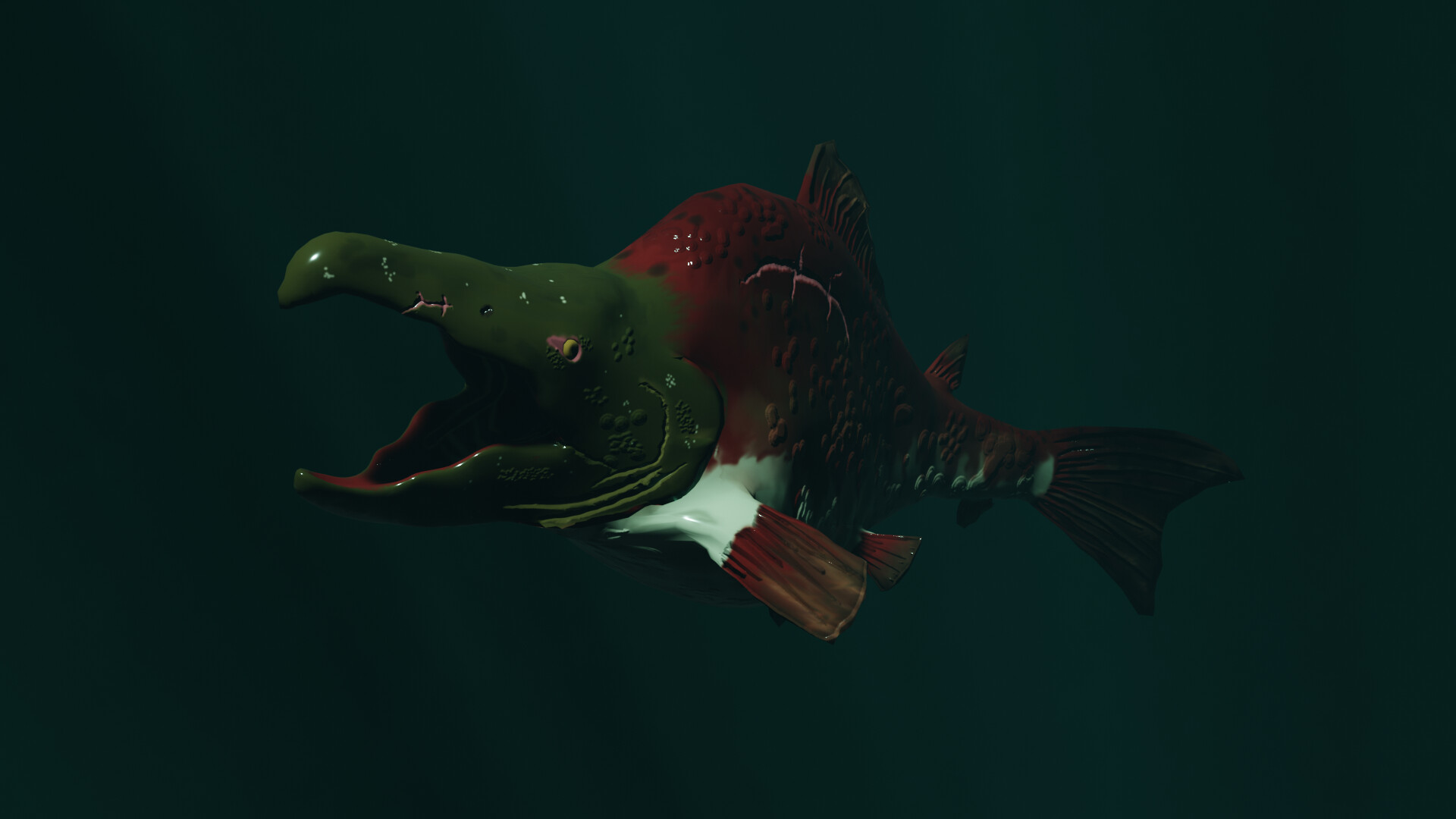 ArtStation - Monster fish! Prepared for the game.