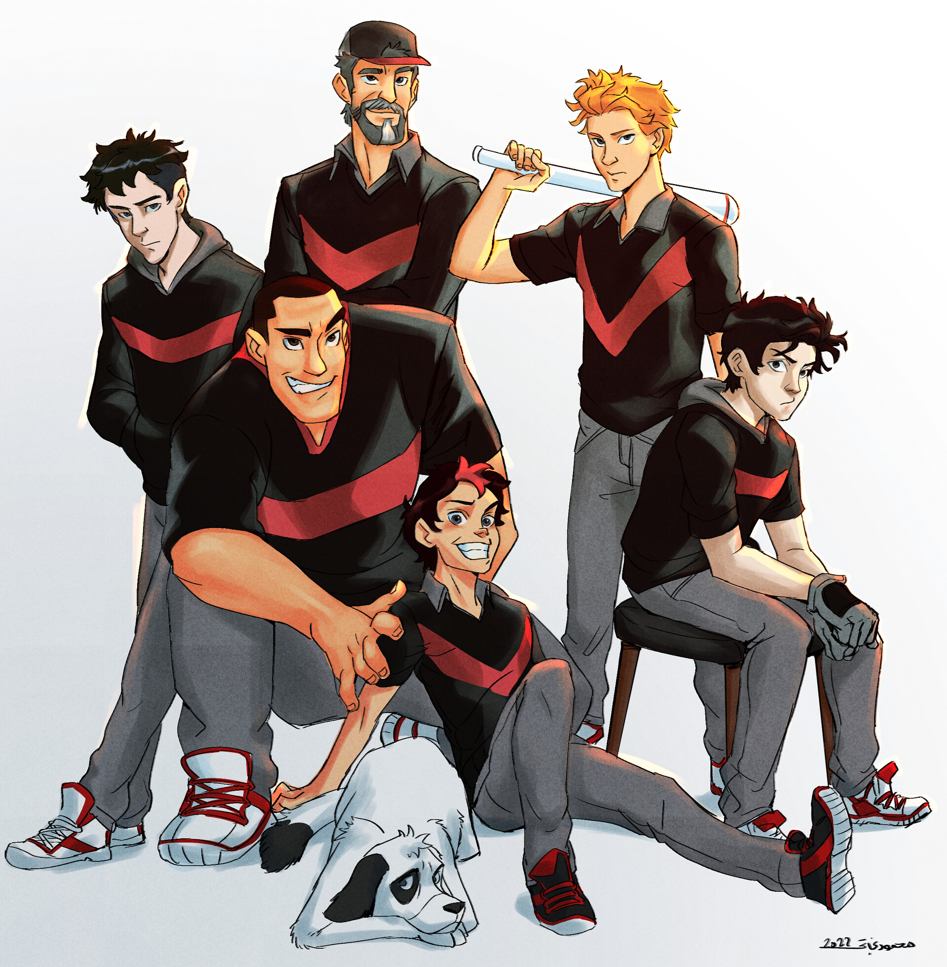 ArtStation - young gang boyes