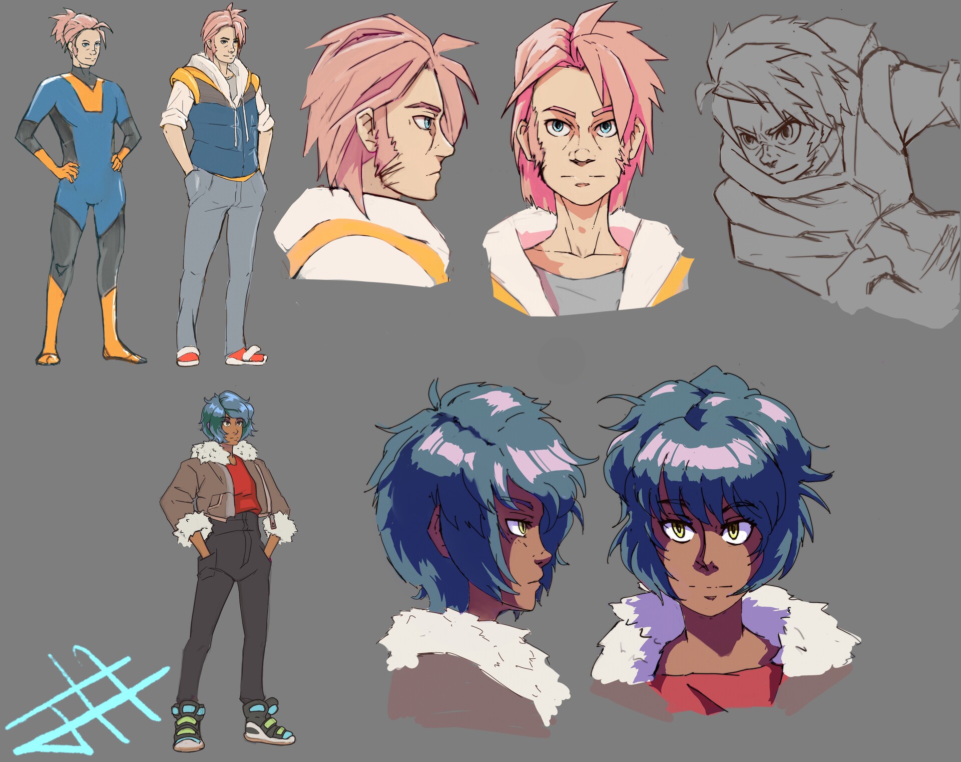 ArtStation - Character Concept Sheet