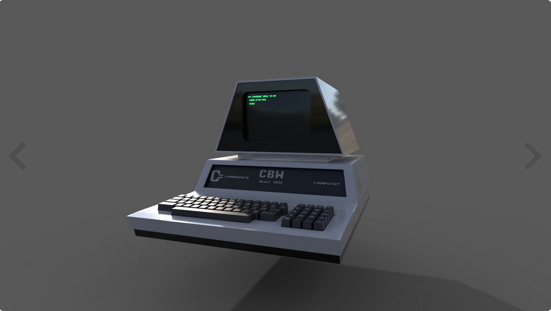 ArtStation - Commodore PET 3D Model