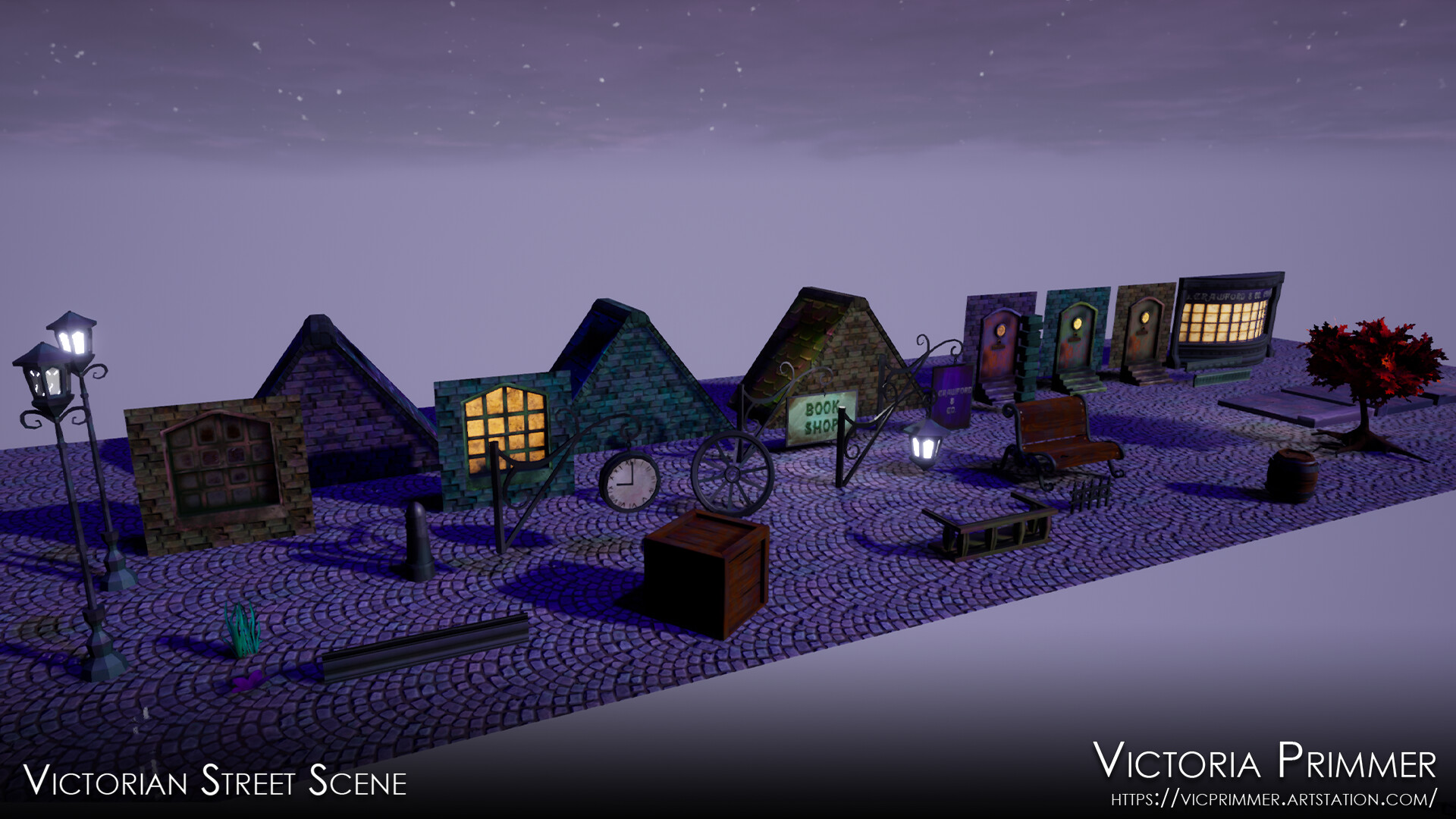 Victoria Primmer - Stylised Victorian Street Scene (UE4)