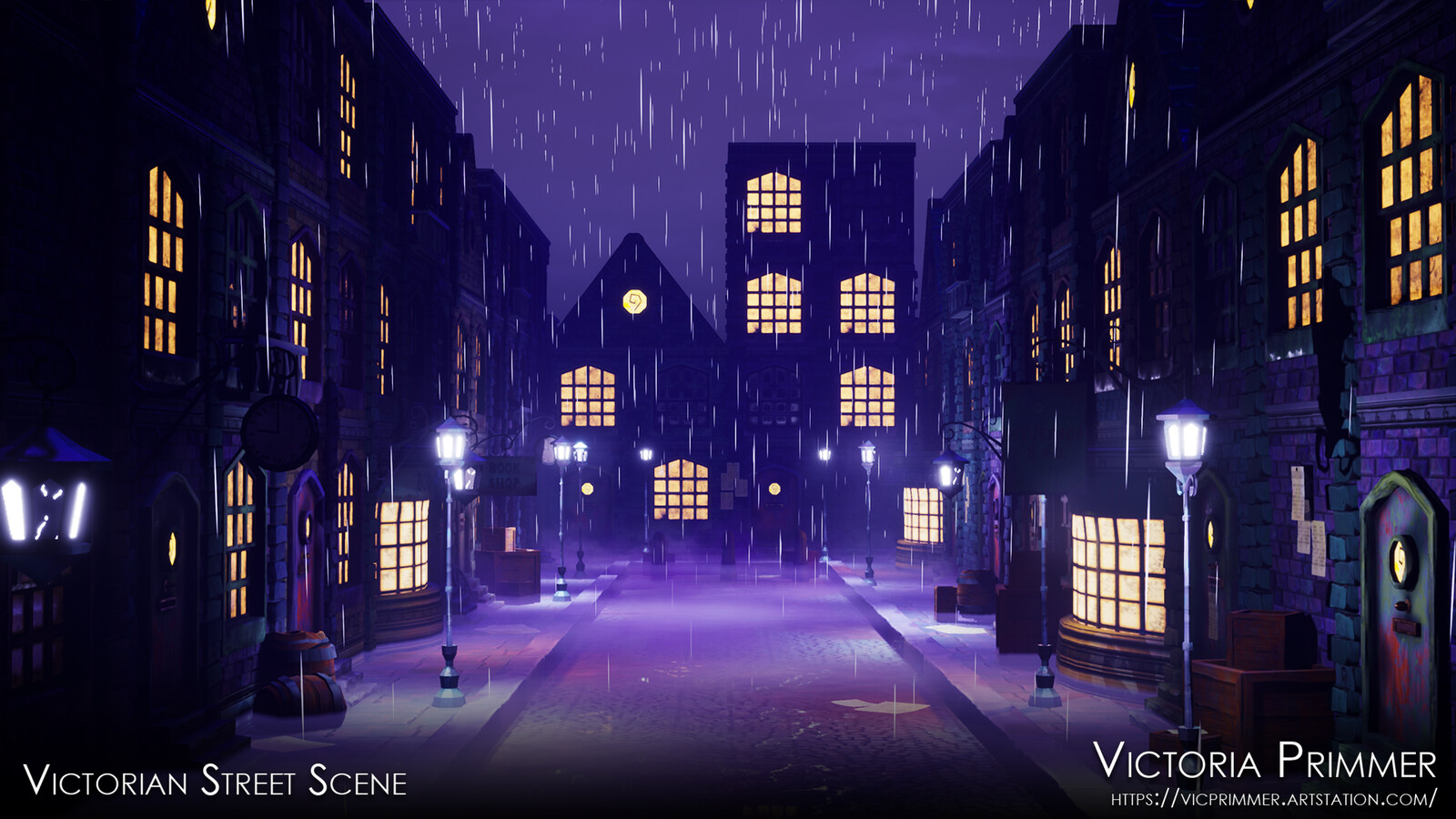 Victoria Primmer - Stylised Victorian Street Scene (UE4)