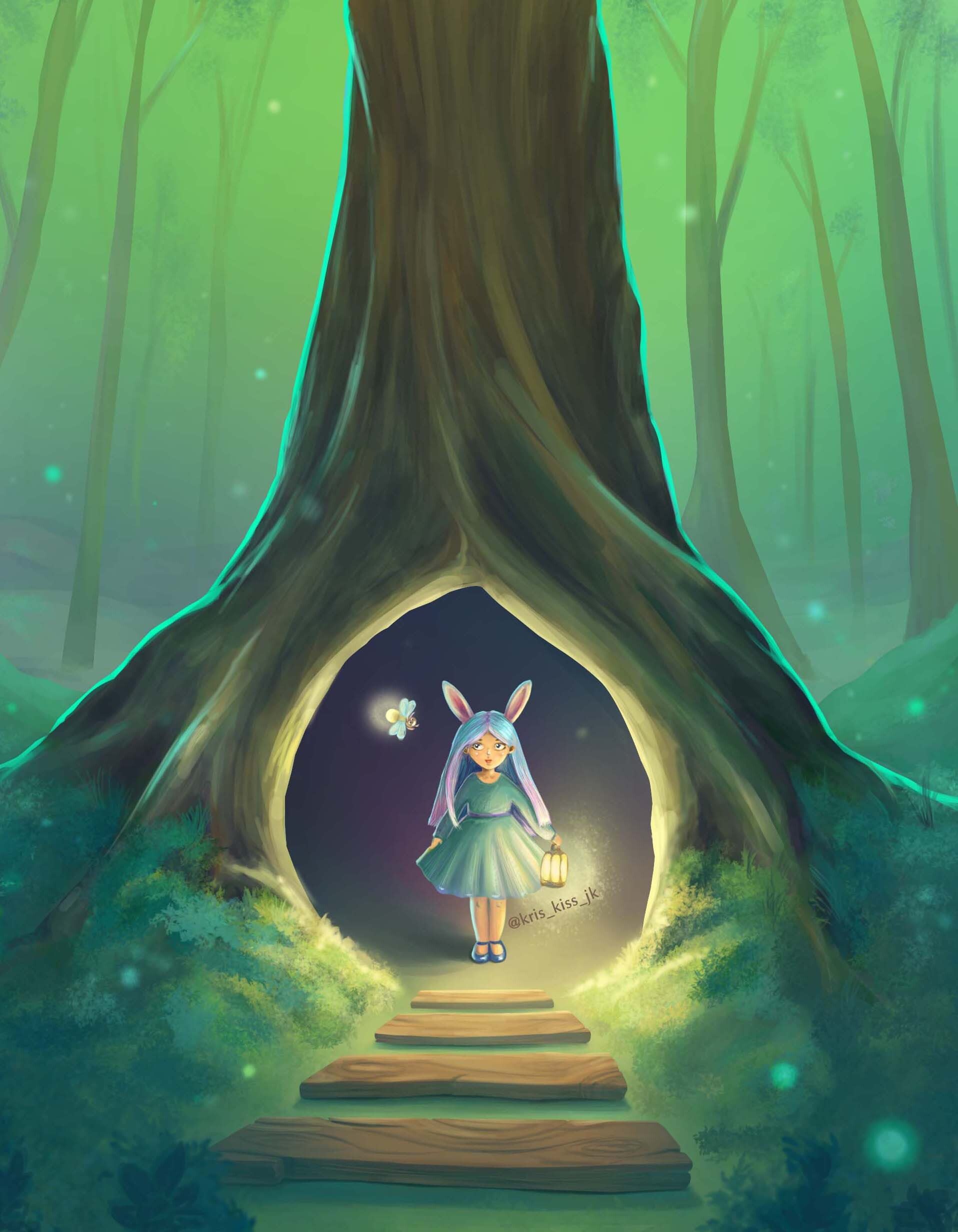 ArtStation - Fantasy forest