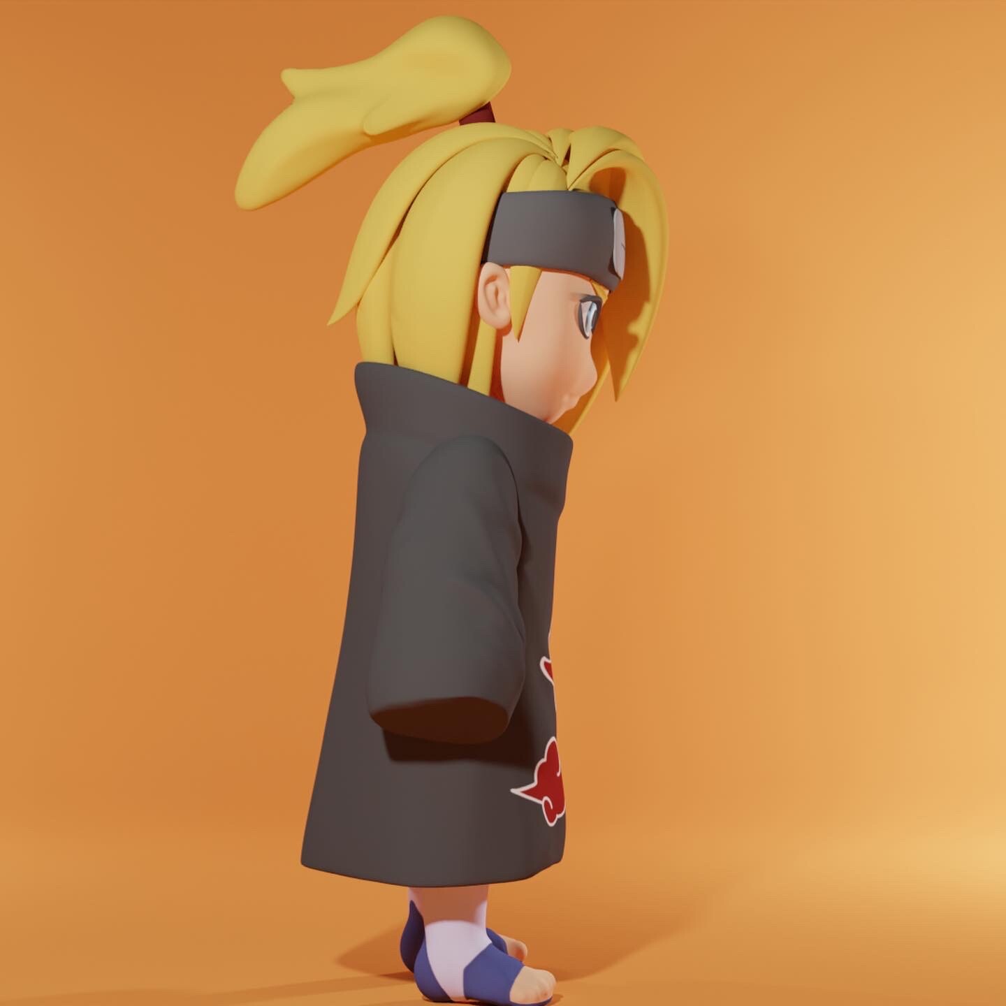 Naruto Deidara Chibi