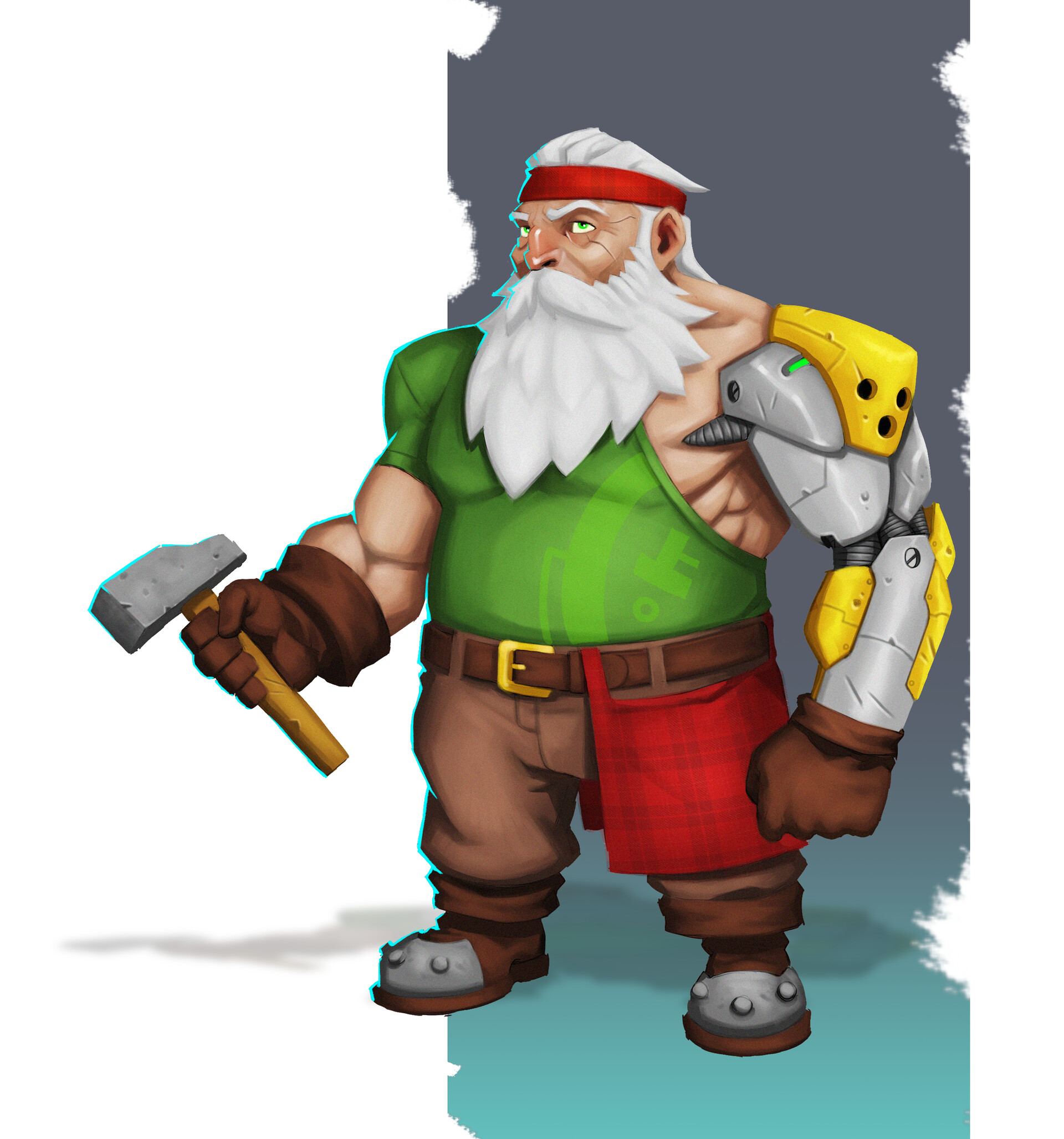 ArtStation - Dwarven Engineer Concept
