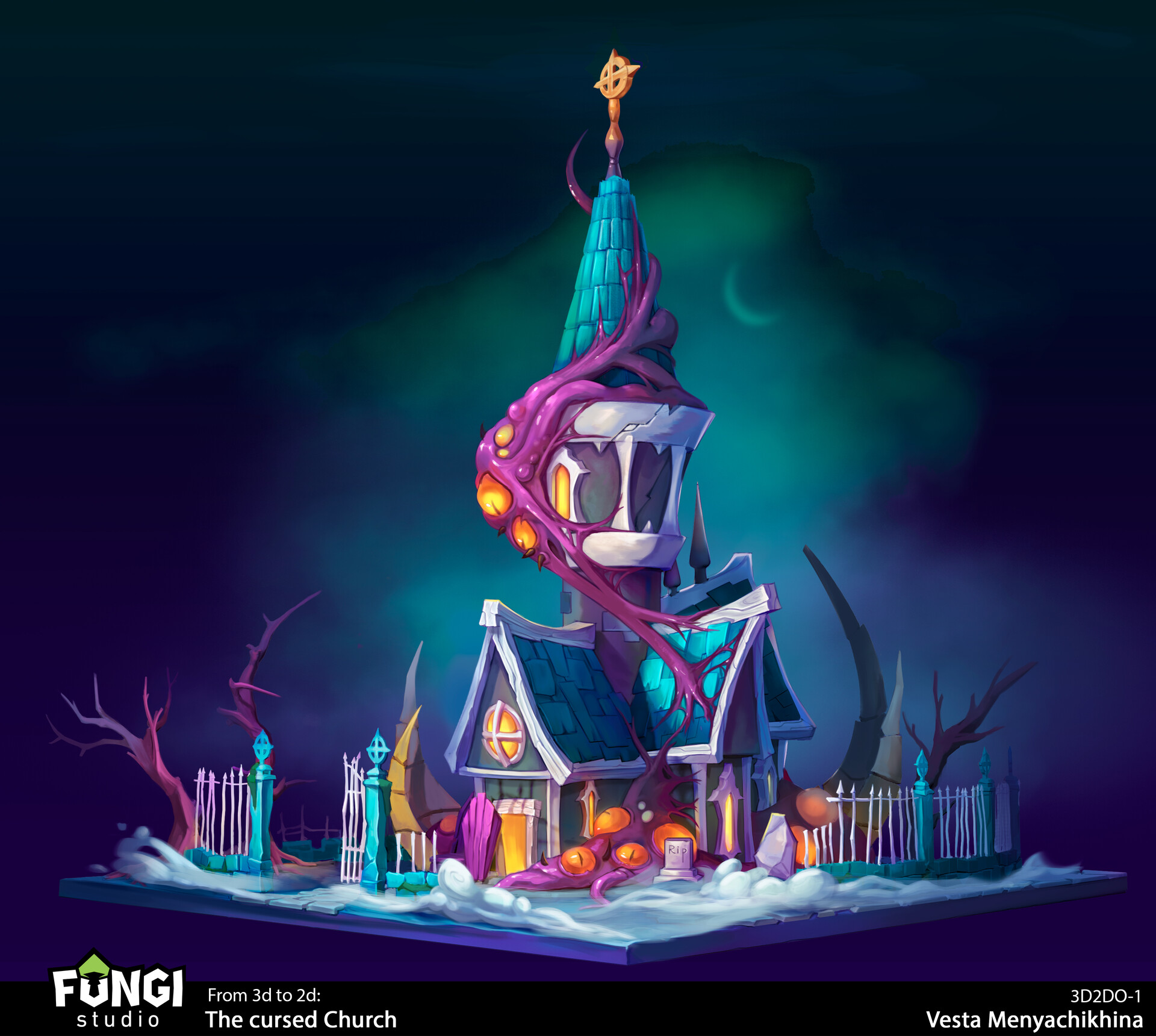 ArtStation - Cursed Church