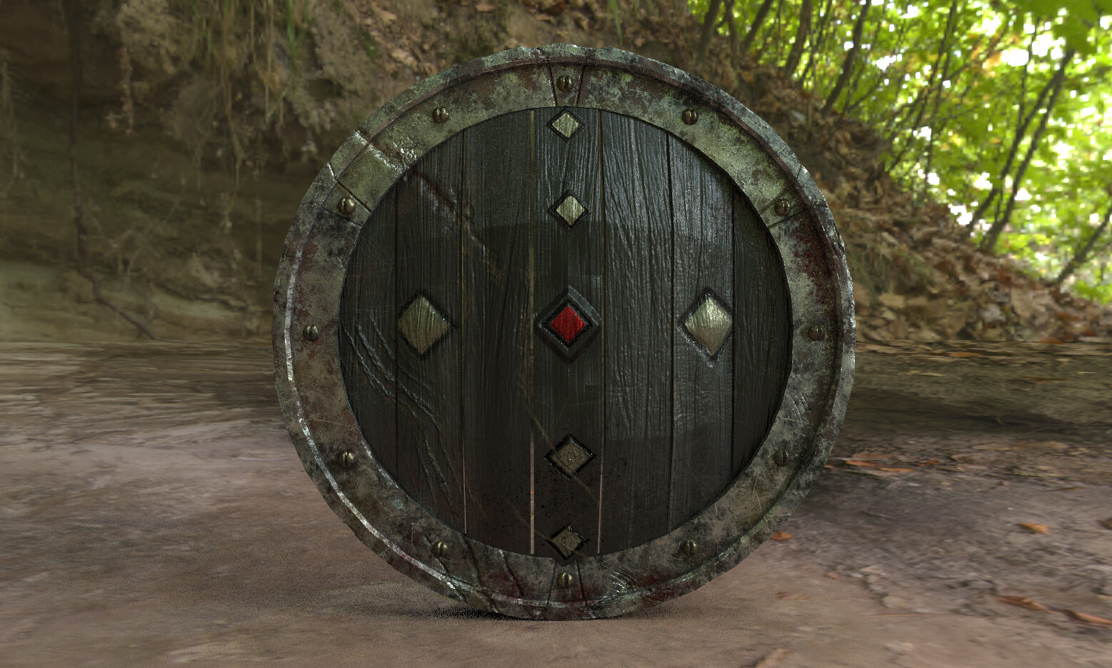 Pedro Ramírez (@attila_ramirez_art) - Dark Ancient Shield