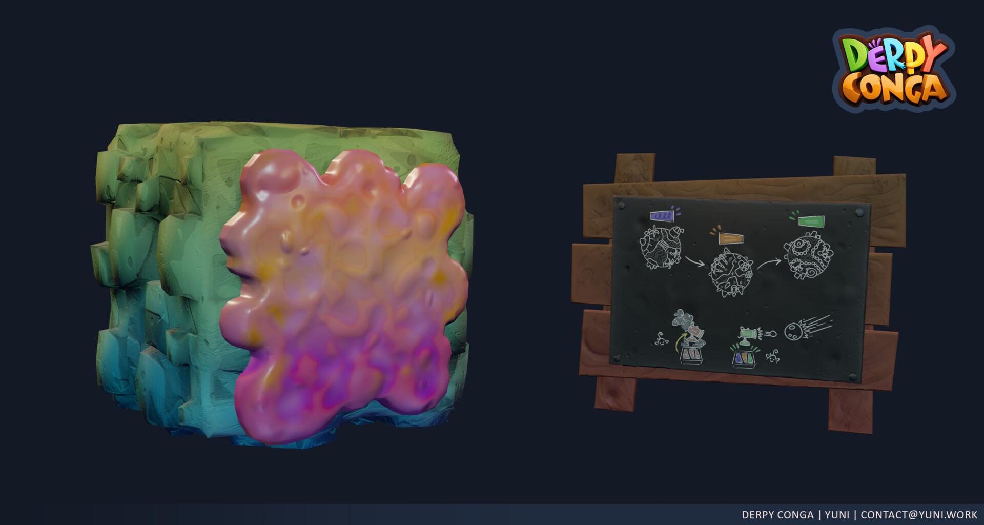 Yuni - Derpy Conga Environmental Assets