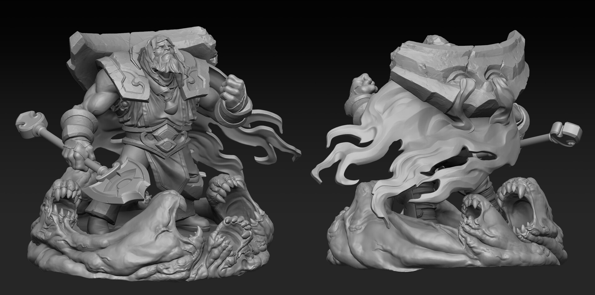 Joro Tumbev - LoL Yorick Fan Art Sculpture