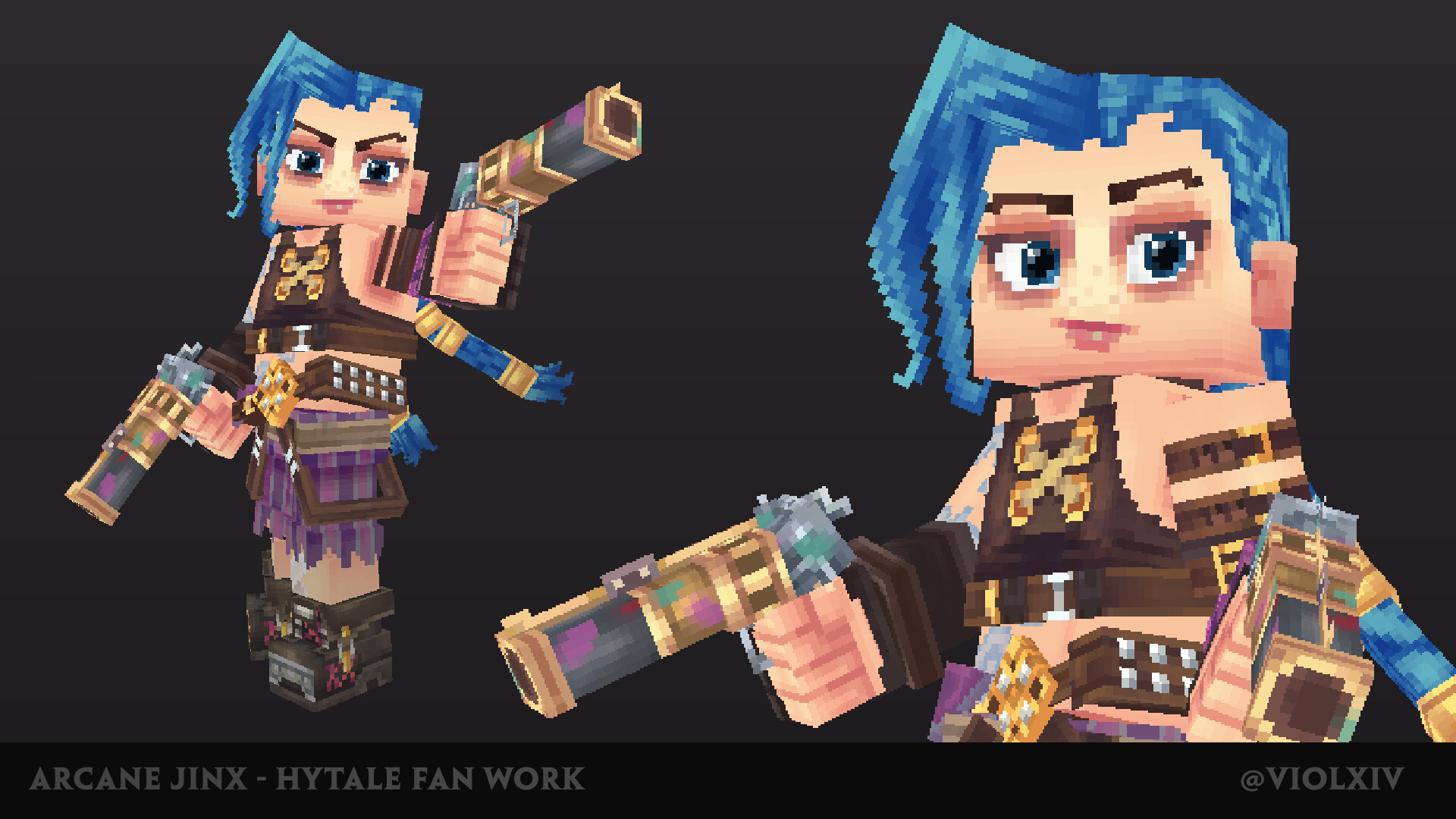 Violet Jayne Schofield - Arcane Jinx [ Hytale Fan-Work ]