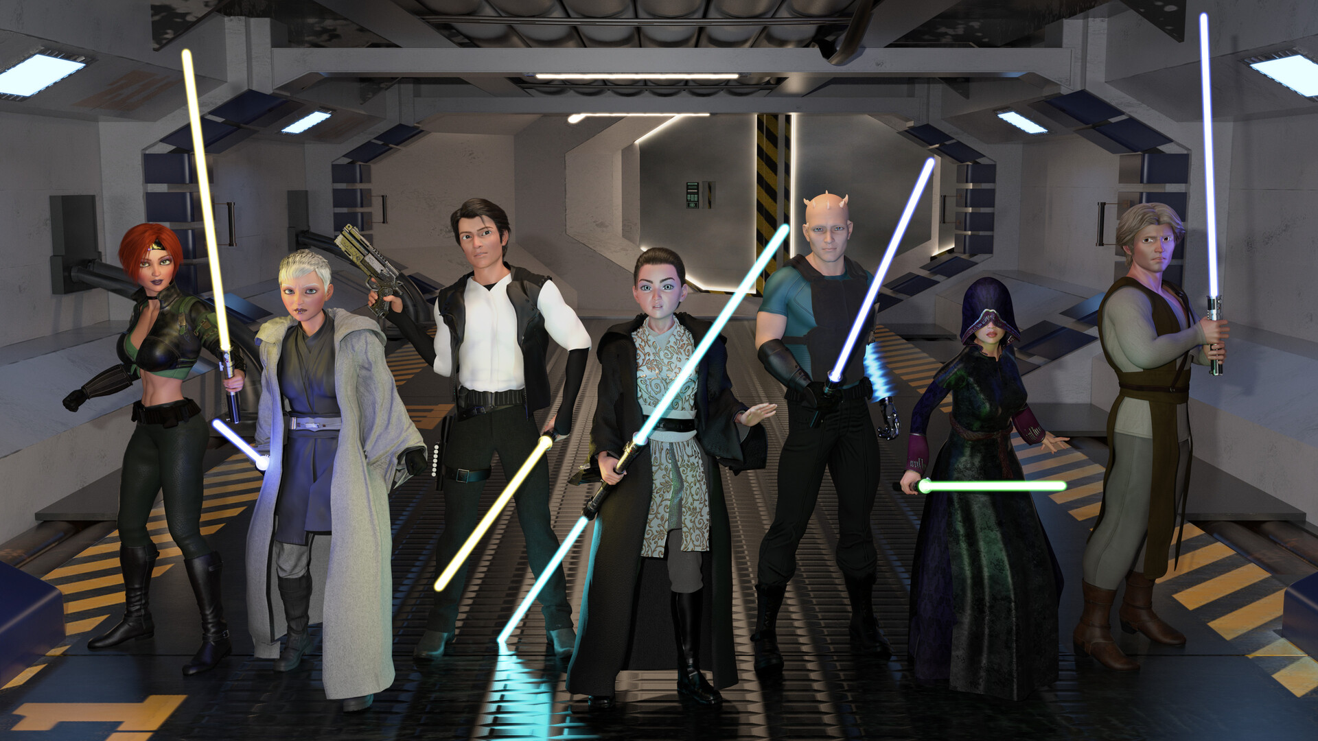 ArtStation - Meetra Surik and the Lost Jedi