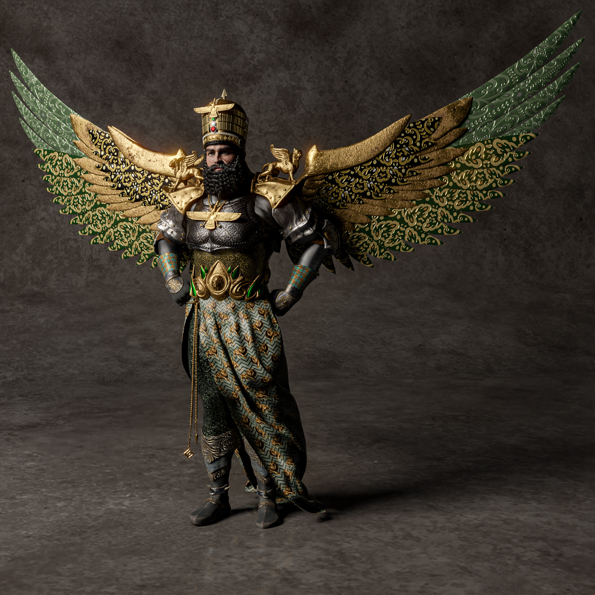 ArtStation - King of ancient Iran