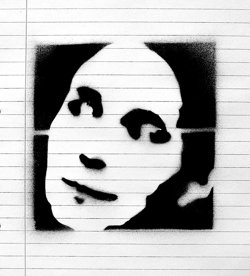 ArtStation - Stencil portrait