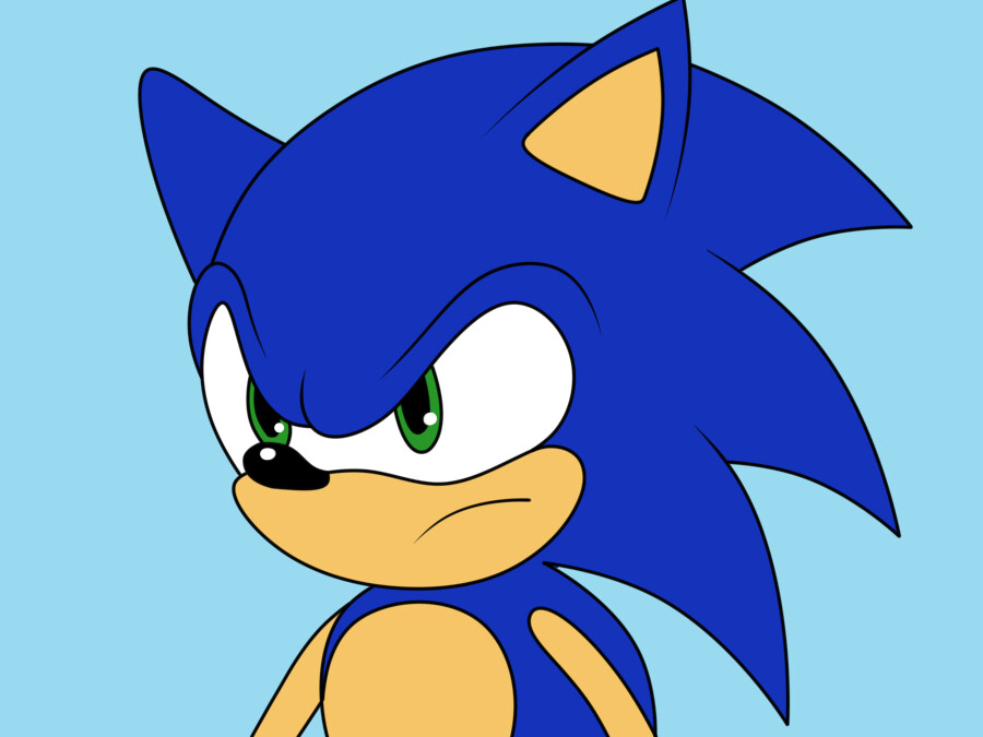 ArtStation - angry sonic