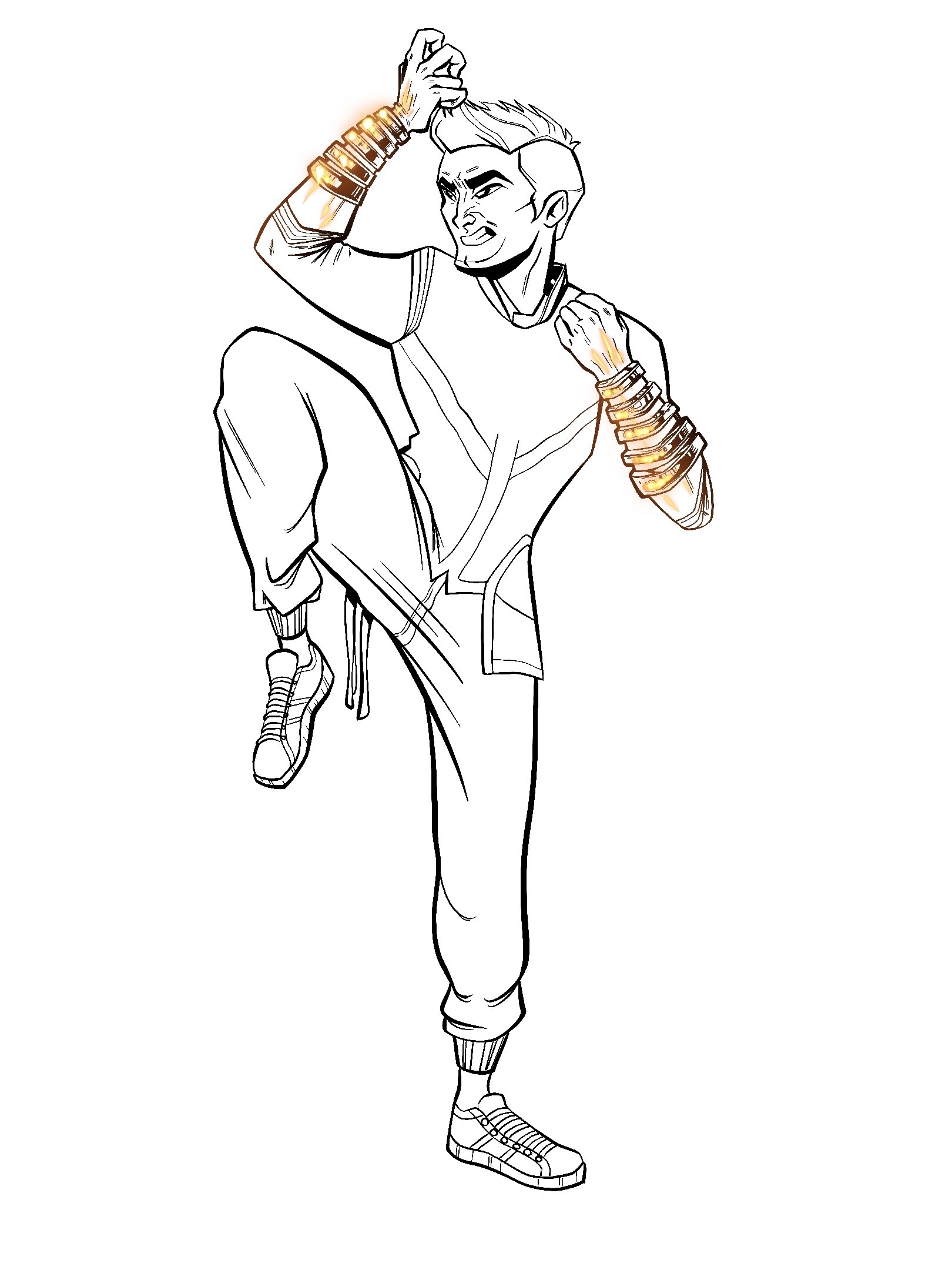 shang chi coloring pages