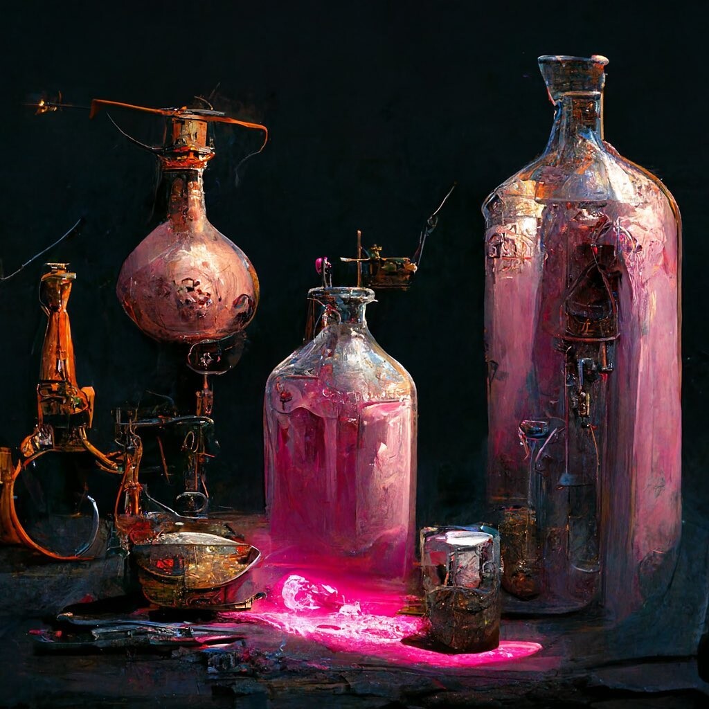 ArtStation - Fantasy bottles - Alchemy - 2 / Benoit FERRIERE (Mirof)