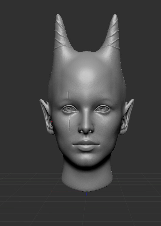 ArtStation - Devil face