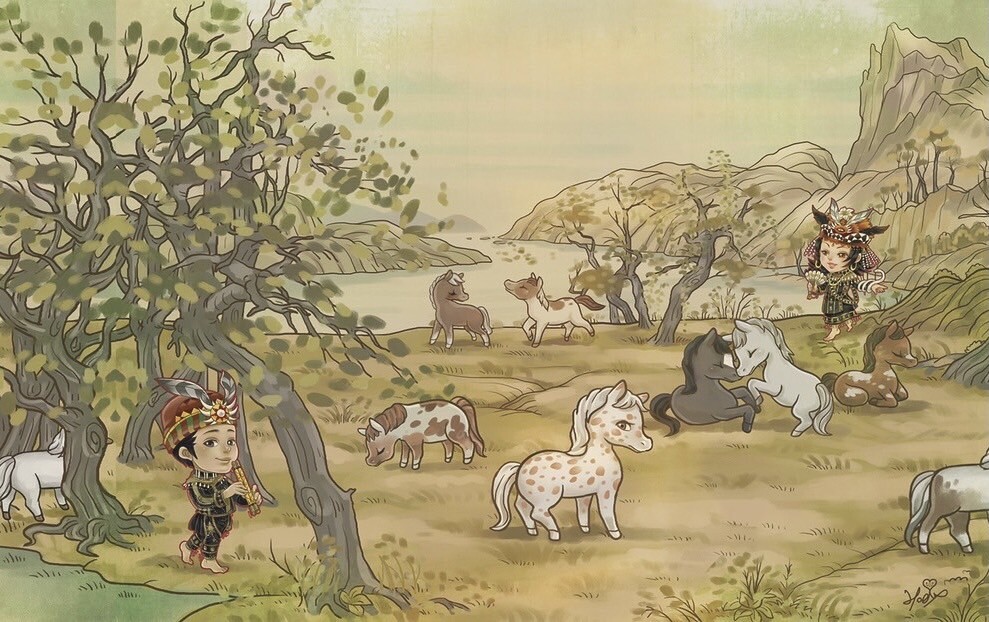 Alice misa心夢幻鏡by Hoelex浩理斯 - 🌟NFT- 塔哇歐瑪司x 故宮聯名款-百駿圖SSR 報導：故宮聯名 NFT 第二波上 ...