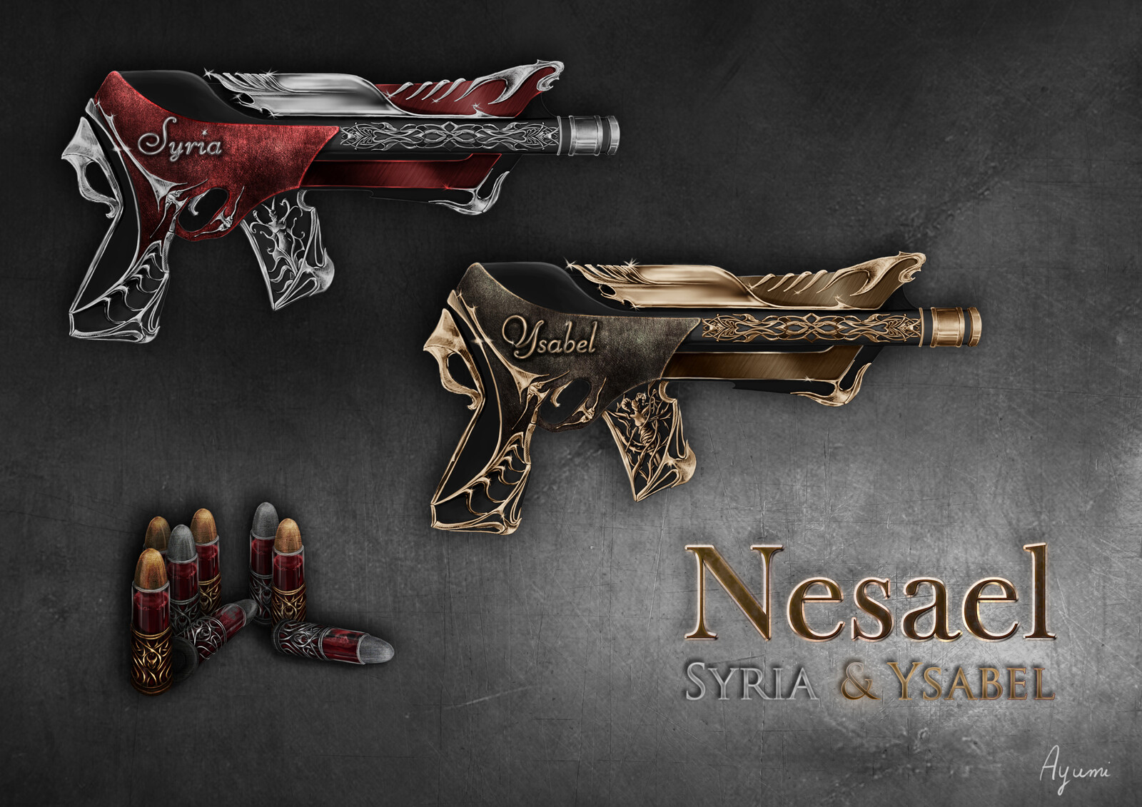 Ayumi - Weapons concepts