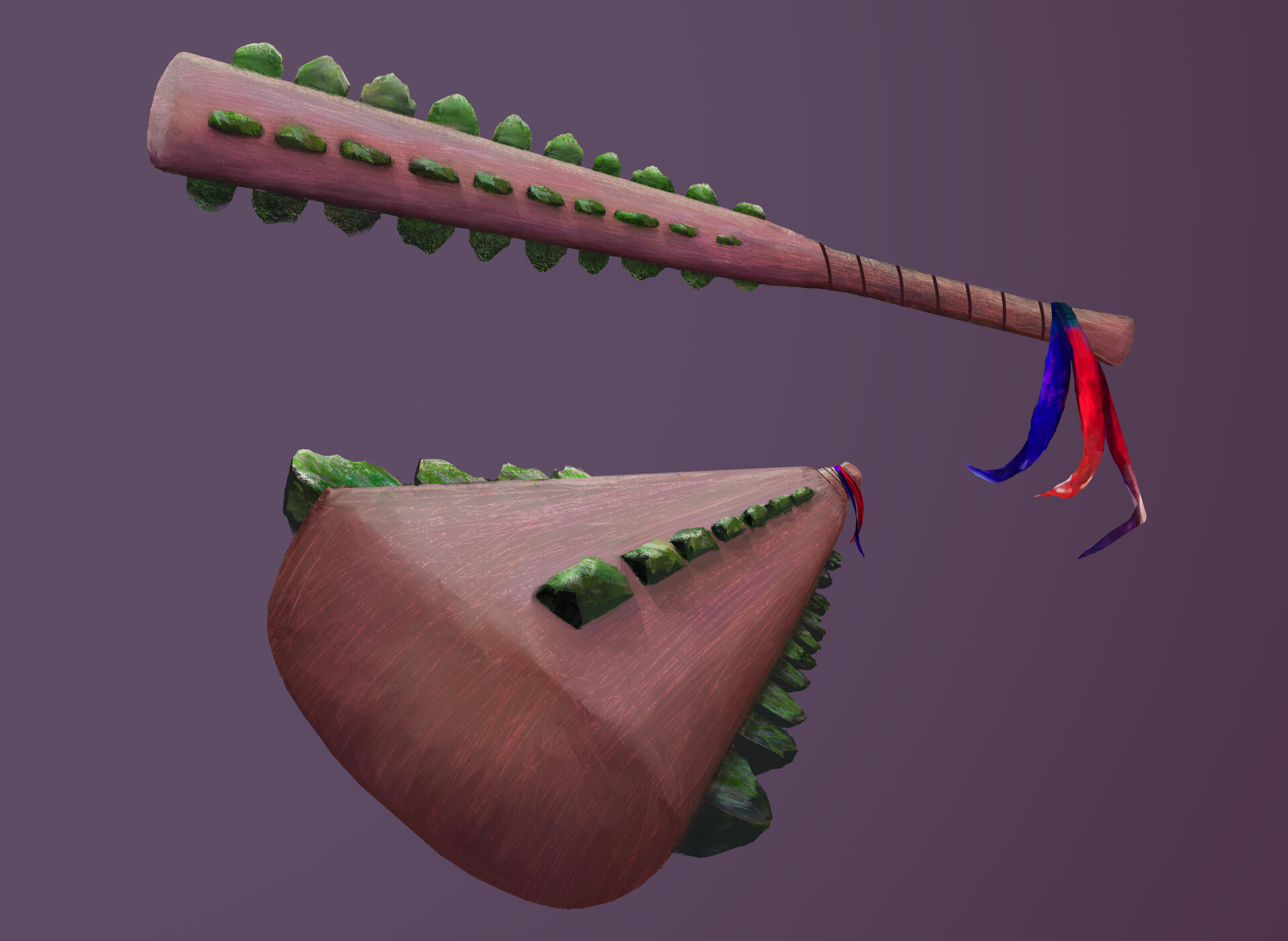 ArtStation - Aztec weapon