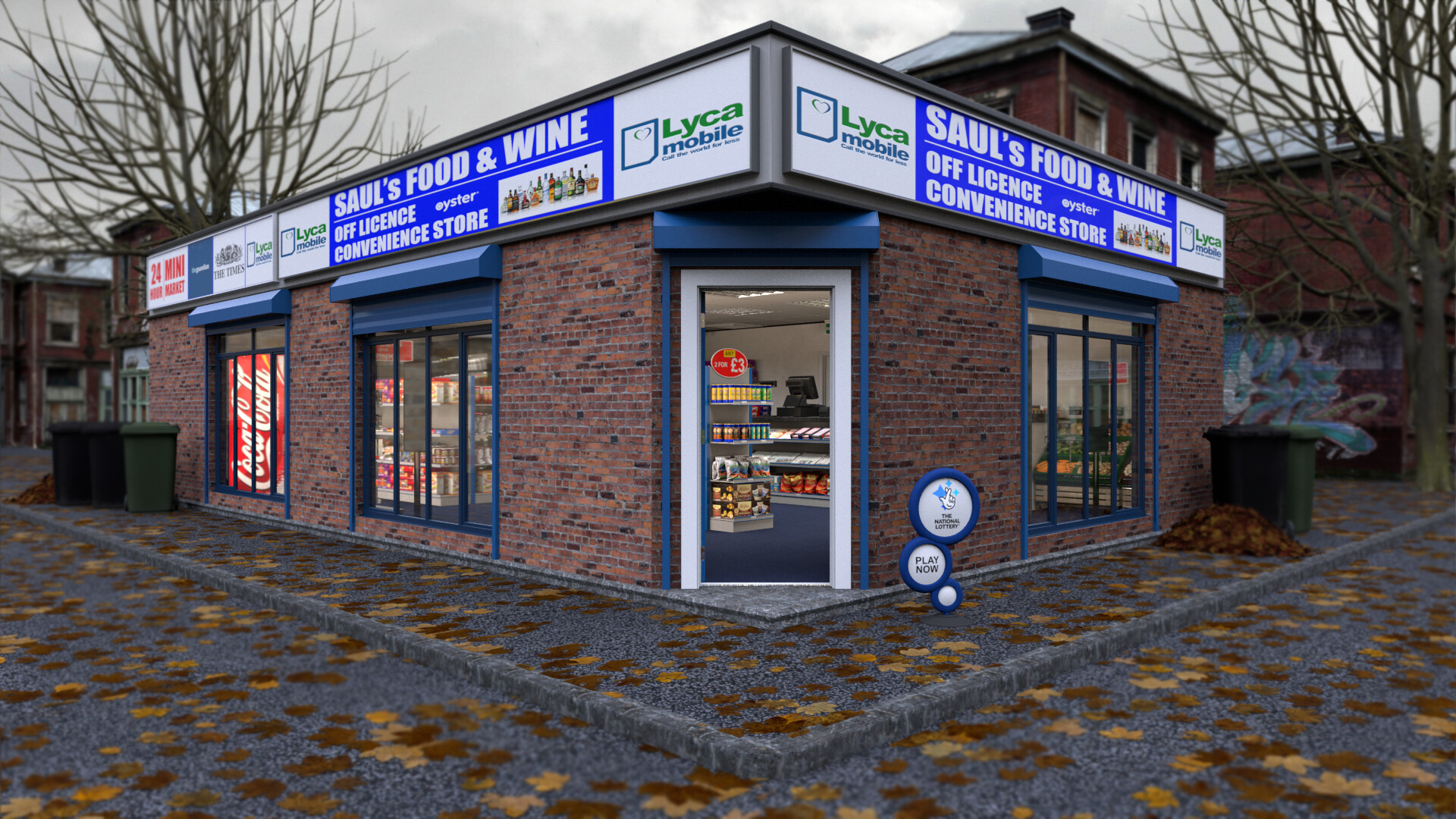 ArtStation - Convenience Store Screen Placement Visualization