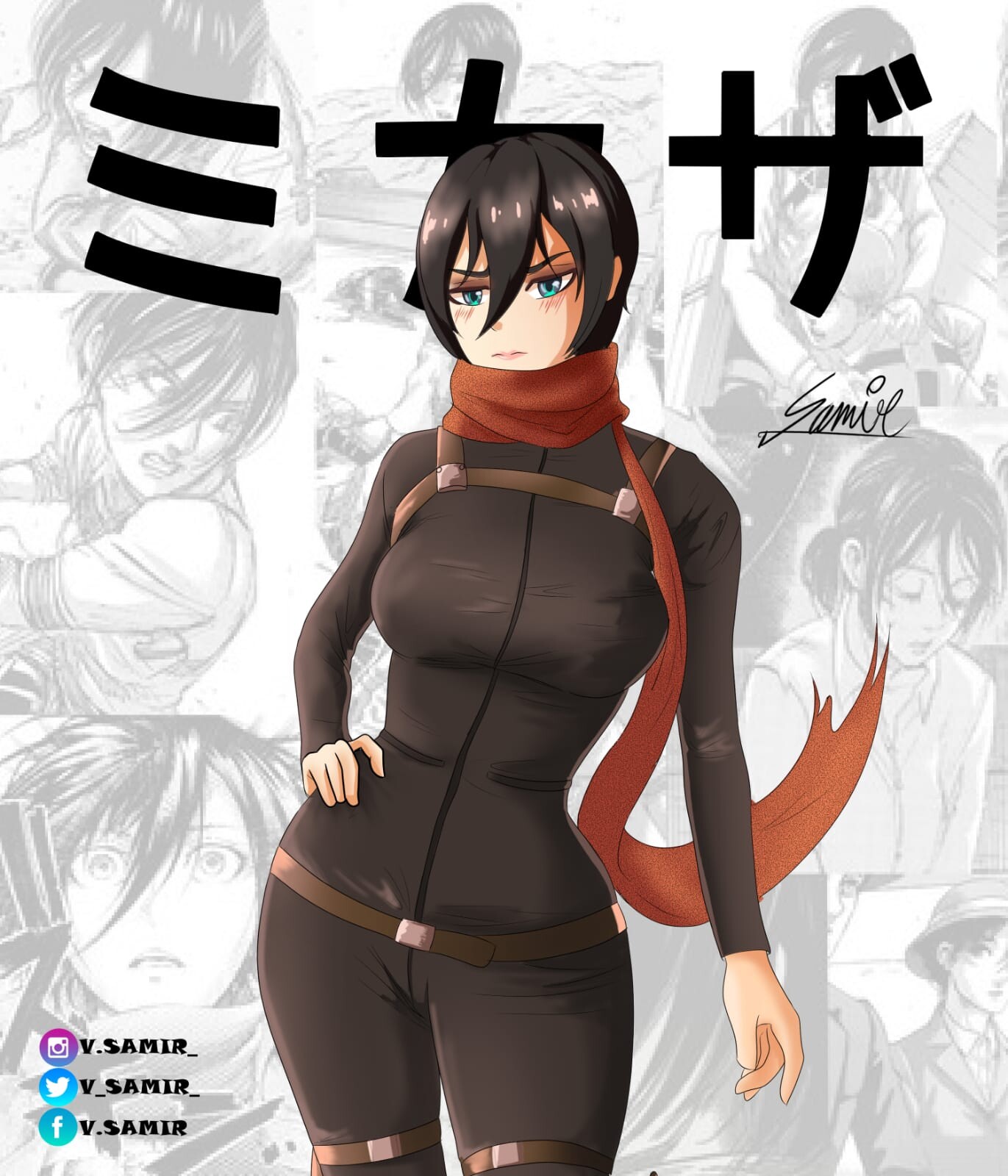 ArtStation - mikasa 2