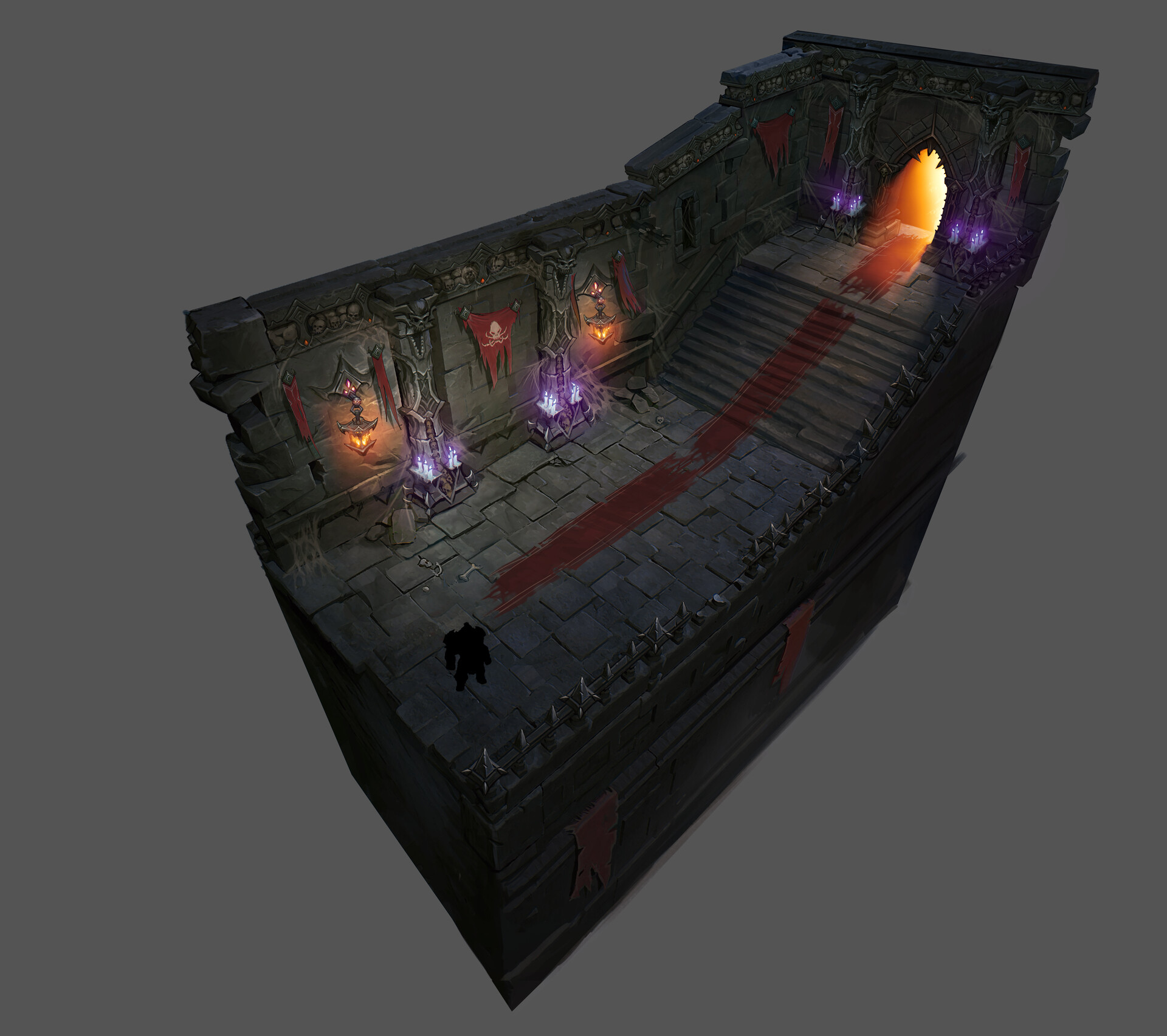 ArtStation - Dungeon hallway