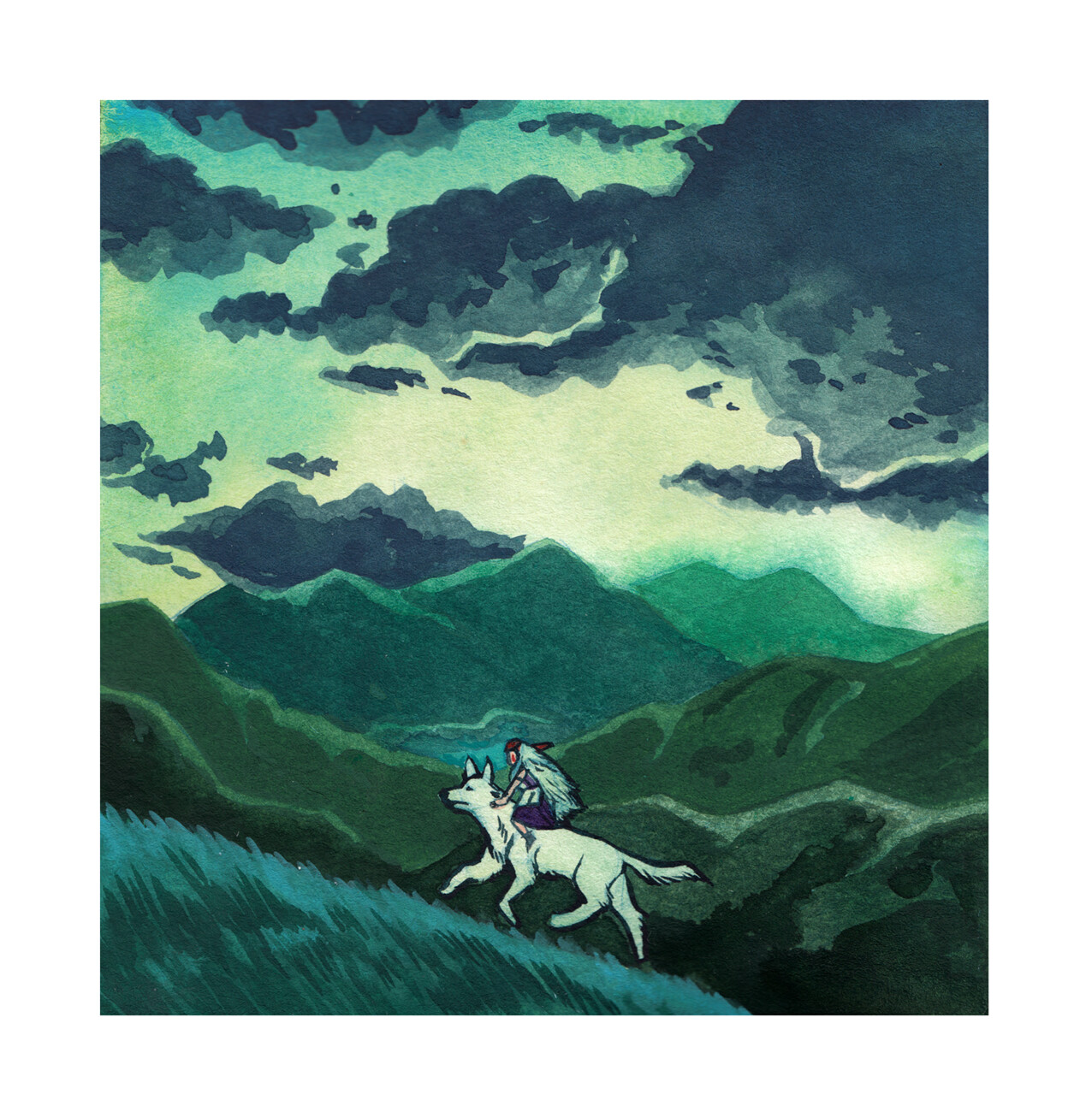 ArtStation - Princess Mononoke