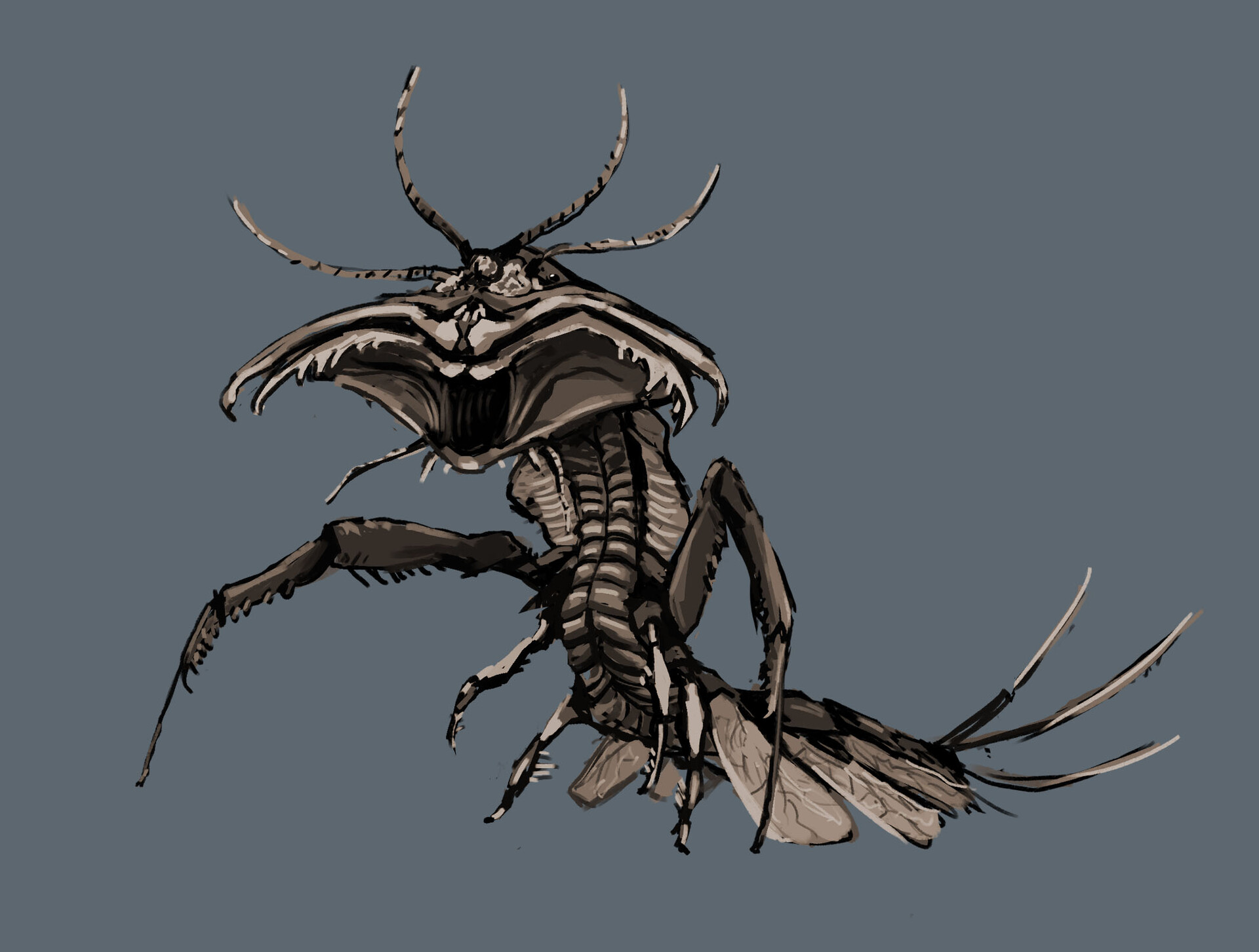 Michael Leo - Worm Creature Sculpt