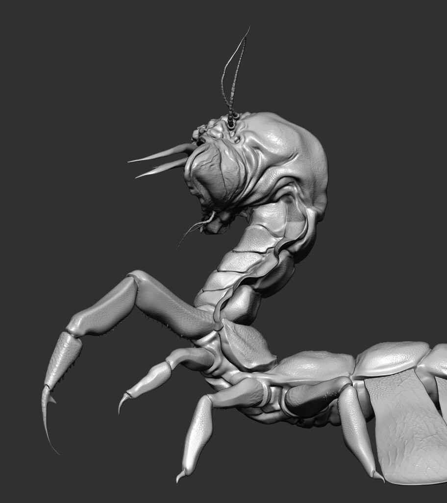 Michael Leo - Worm Creature Sculpt